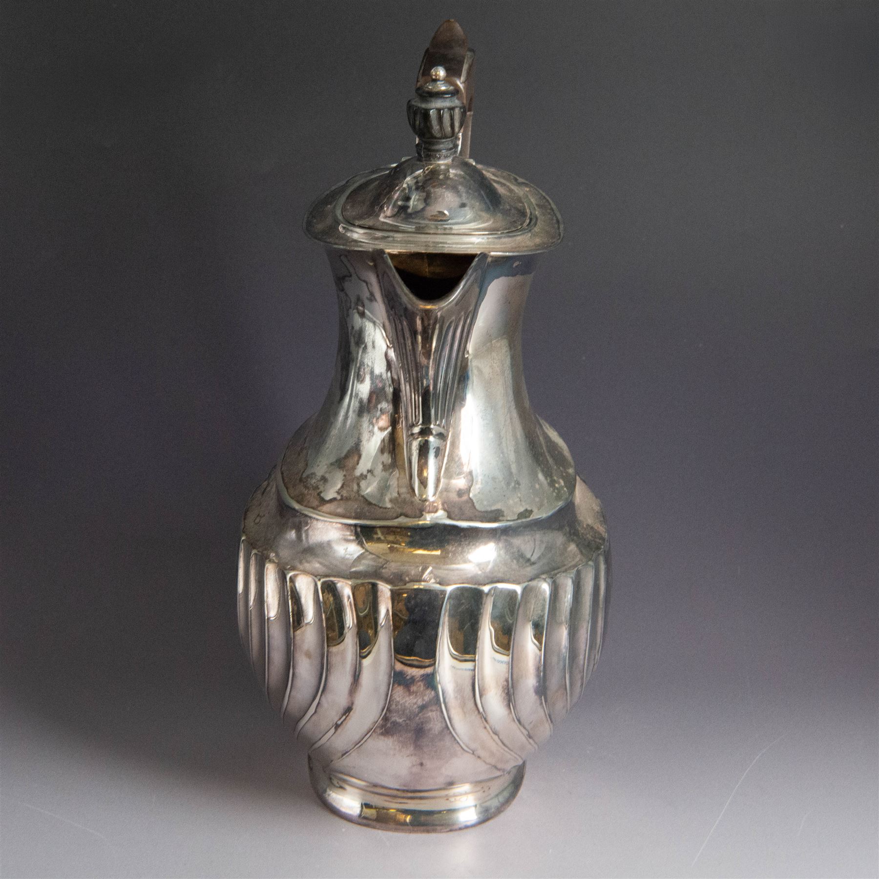Late Victorian silver hot water pot | Silver | 156128