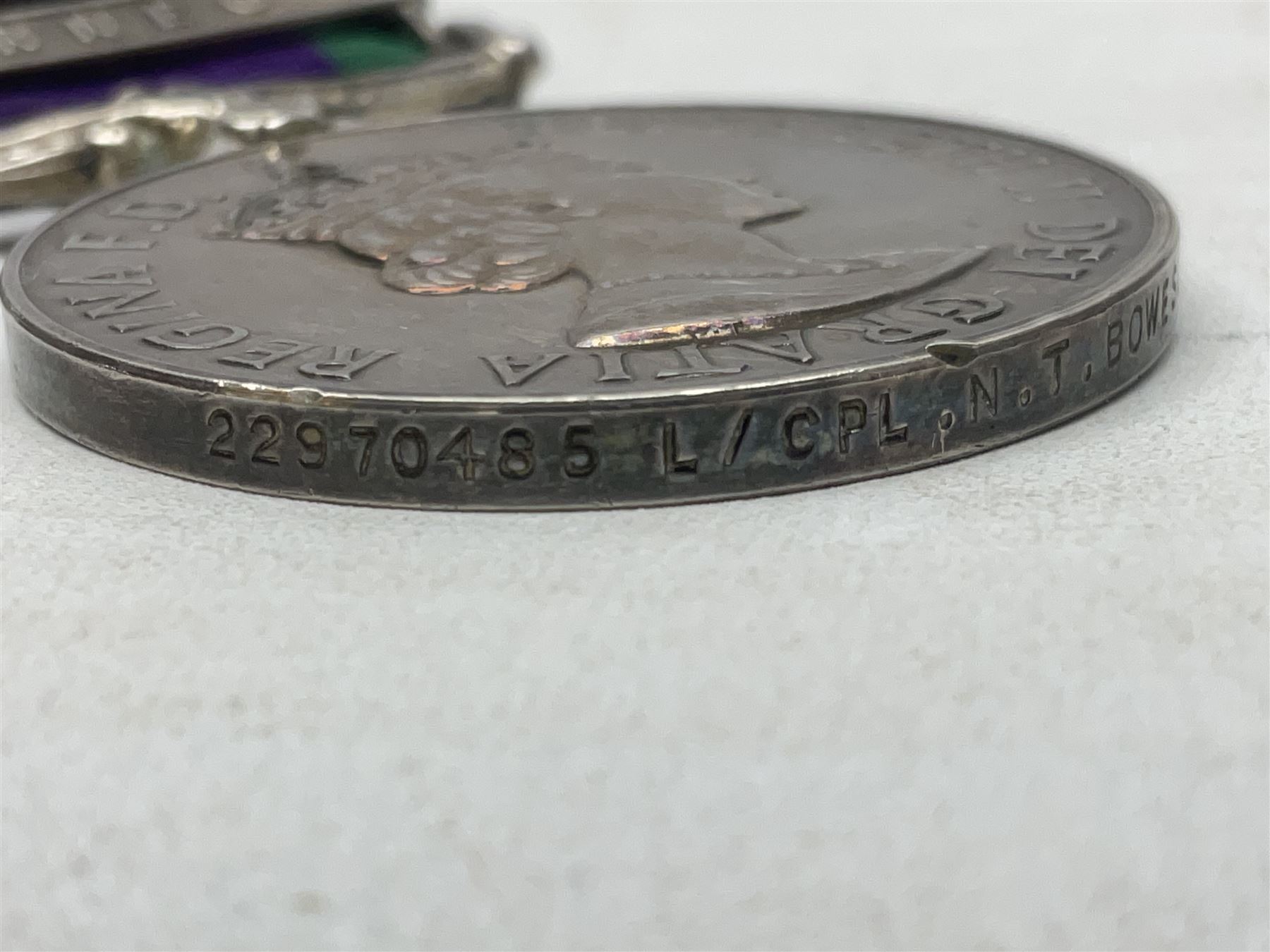 ERII General Service Medal with four clasps for Borneo | Militaria | 64258