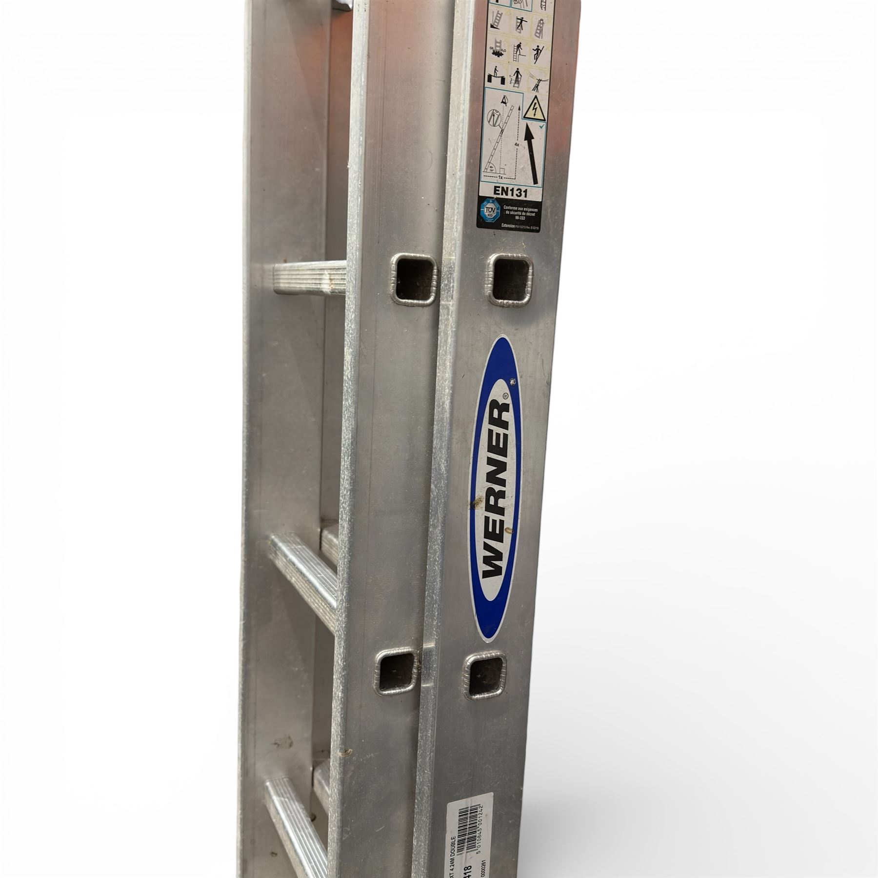 Werner Pro Extending double ladders | Woodwork, Workshop & Building ...