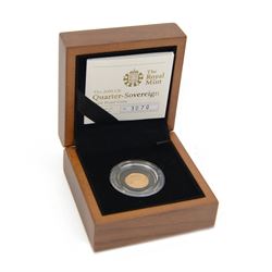 Queen Elizabeth II 2009 gold proof quarter sovereign coin | Coins ...