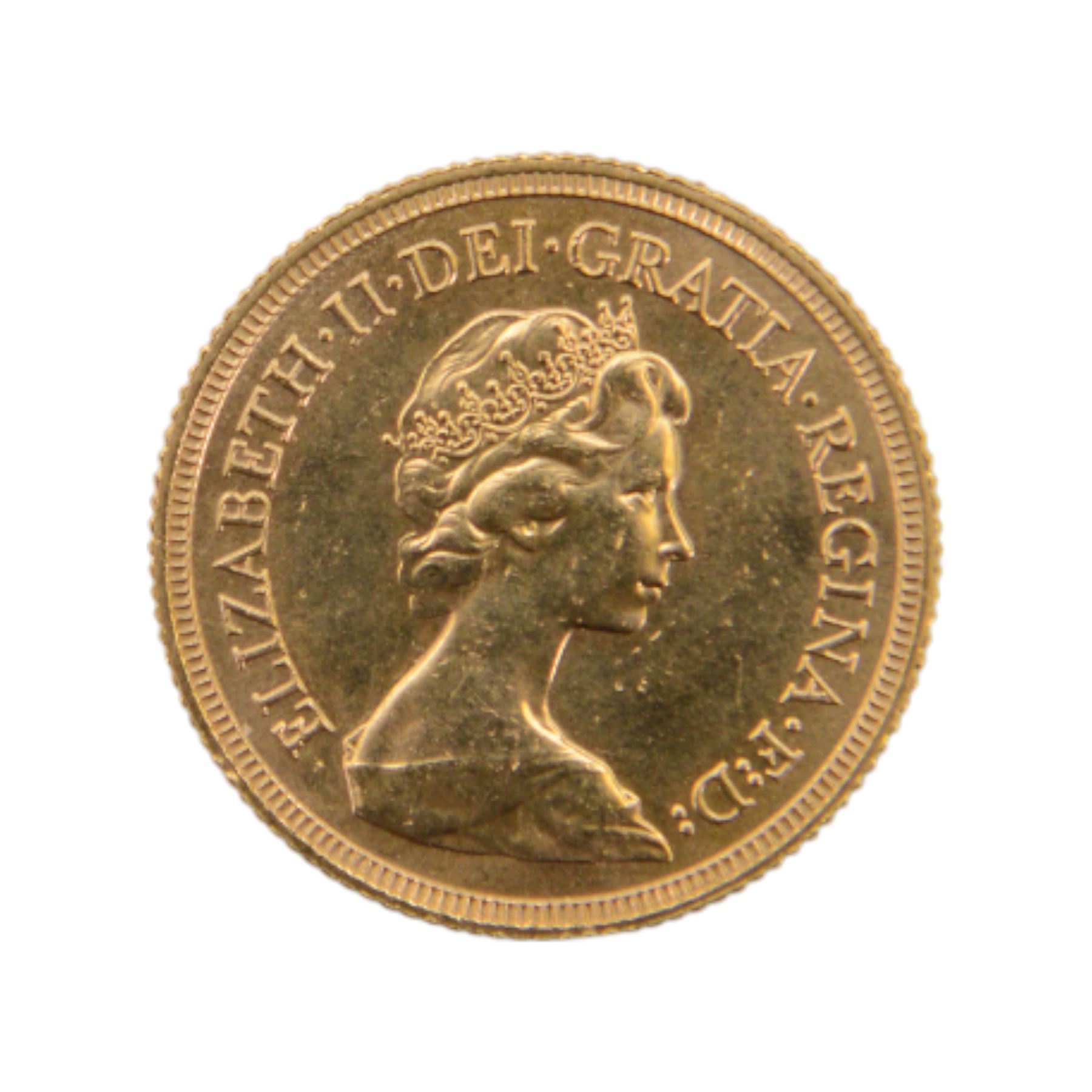 Queen Elizabeth II 1981 gold full sovereign coin | Coins, Tokens ...
