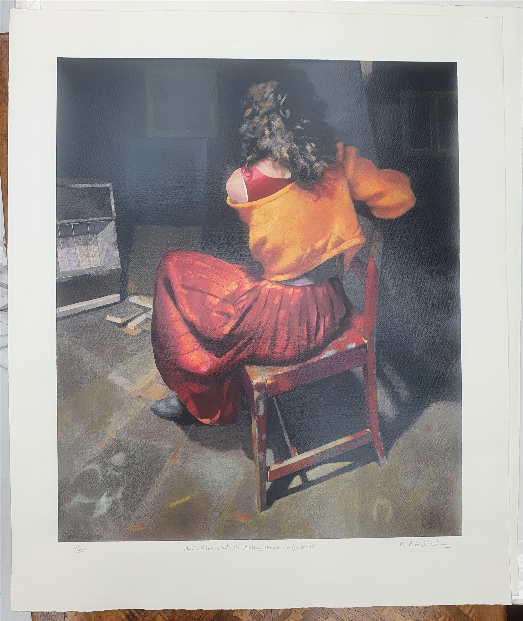 Robert Oscar Lenkiewicz (British 1941-2002): 'Painter with Women - St ...