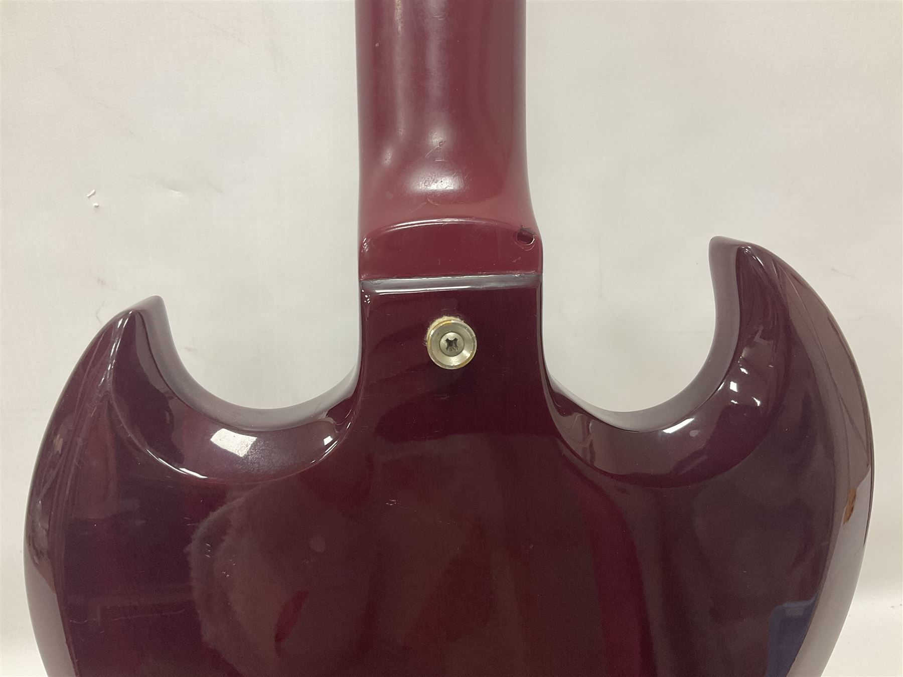 Gibson Epiphone SG six string electric guitar, with cherry red mahogany ...