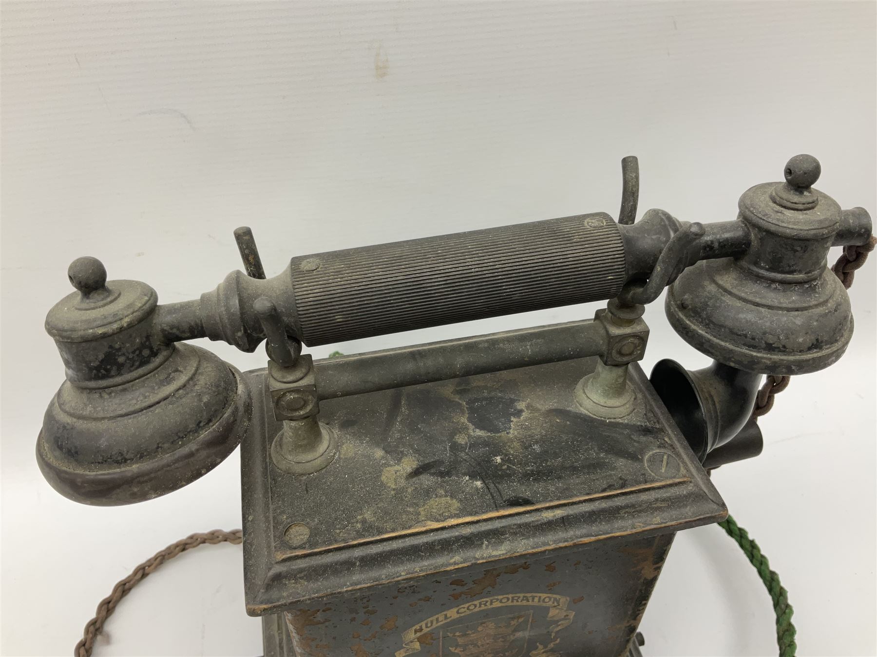 Early 20th century Danish desk telephone inscribed The Ericsson Bell ...