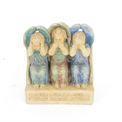 Early 20th century Compton Potters' Art Guild pottery figure group ...