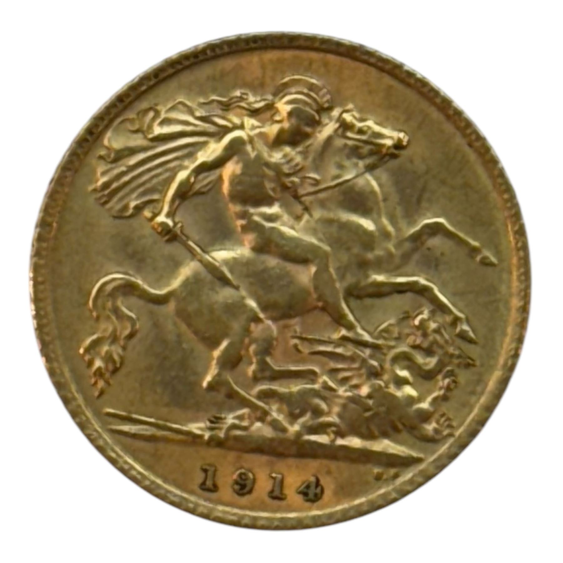 King George V 1914 gold half sovereign coin | Coins, Tokens & Banknotes ...
