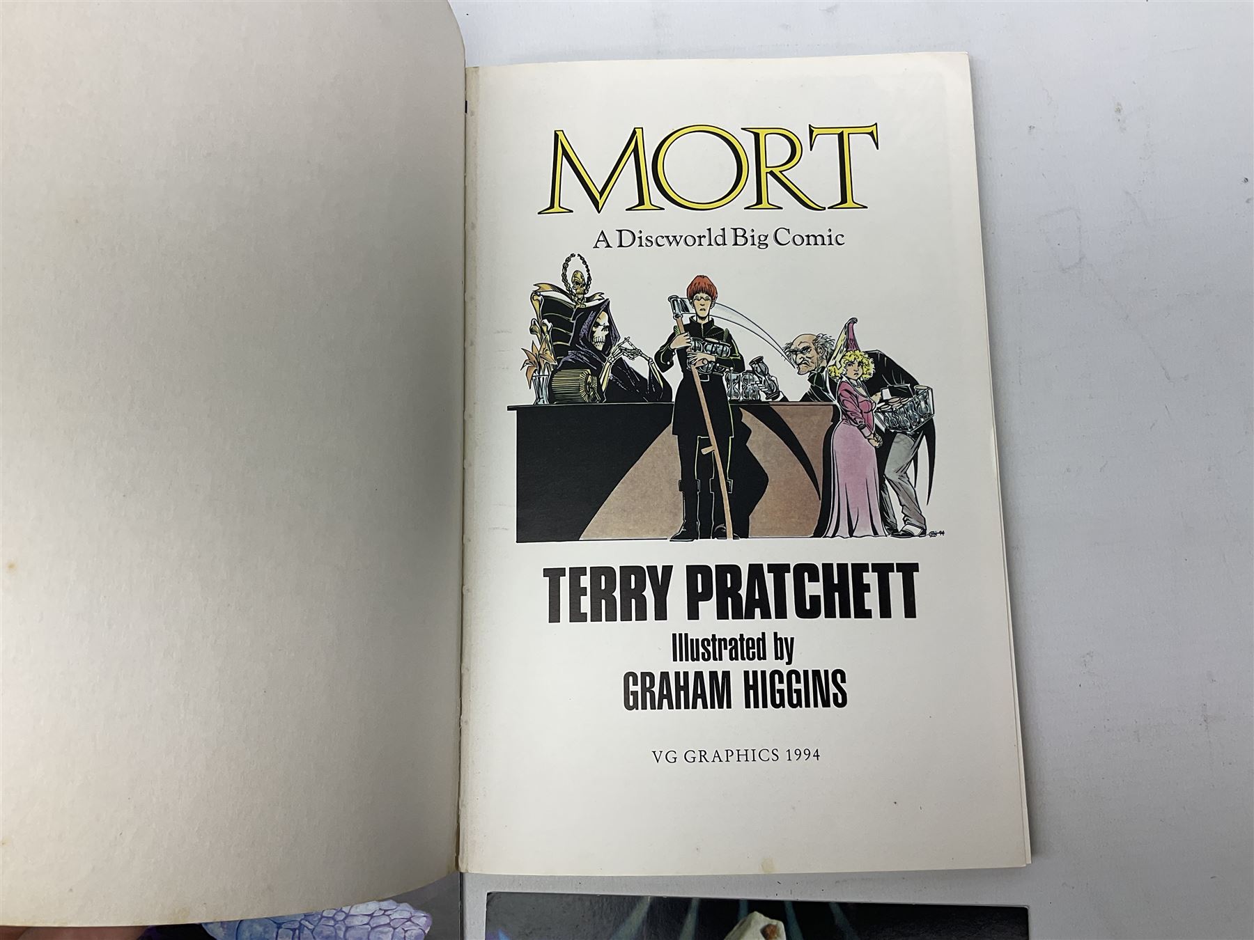 Terry Pratchett Discworld figures, designed by Clarecraft, comprising ...