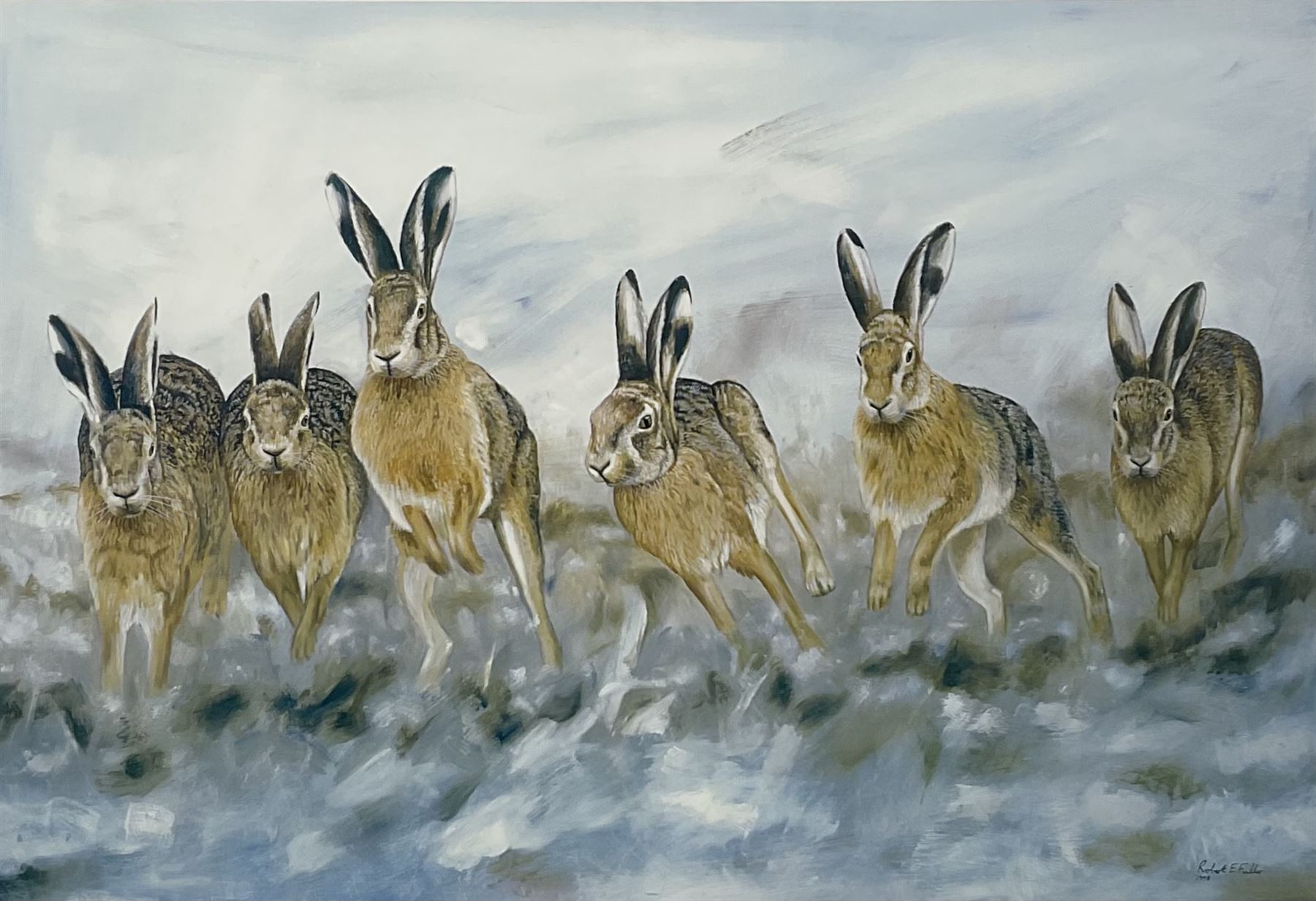 Robert E Fuller (British 1972-): 'Hare Today Gone Tomorrow' | Paintings ...