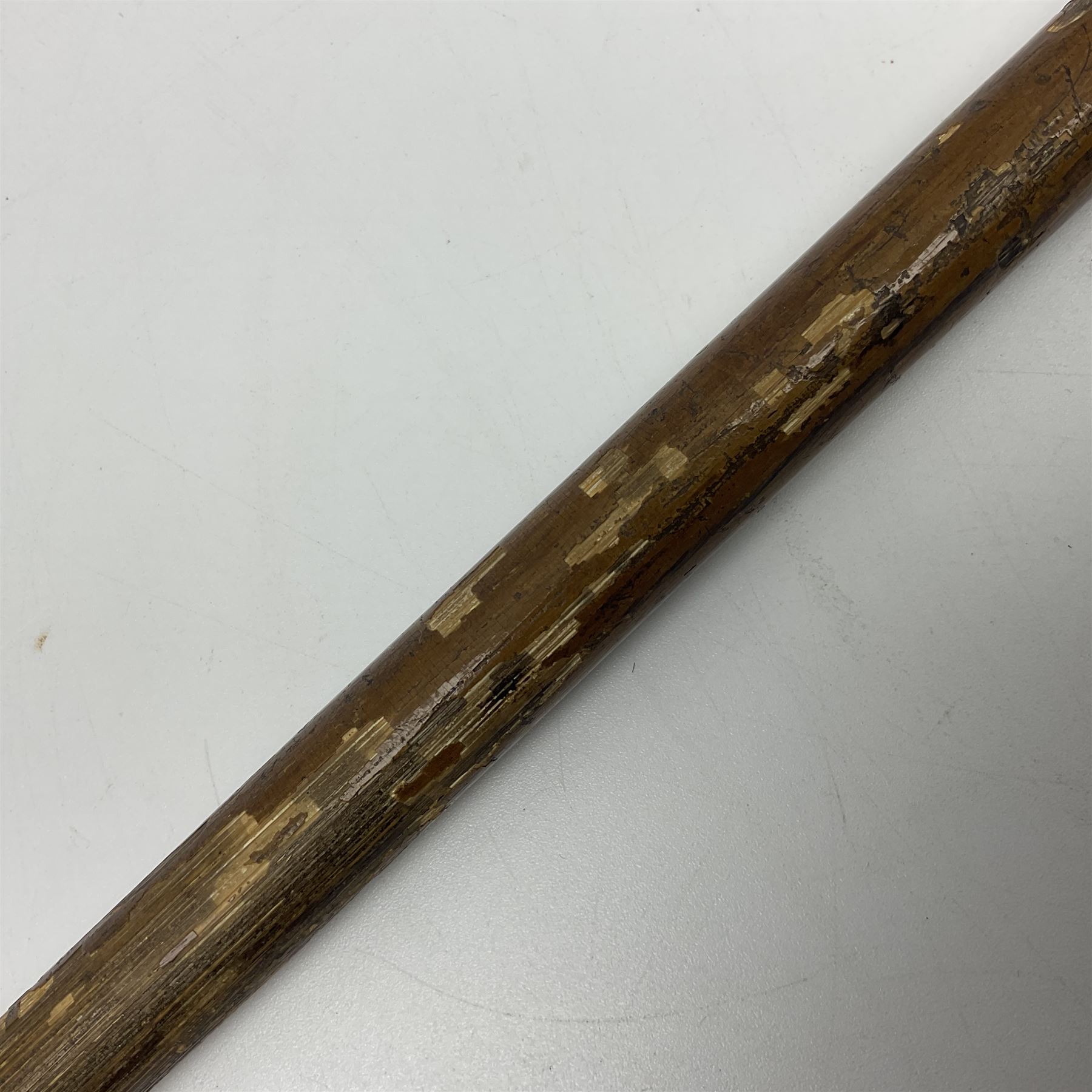 Late 19th/early 20th century 7mm walking stick gun with cane shrouded ...