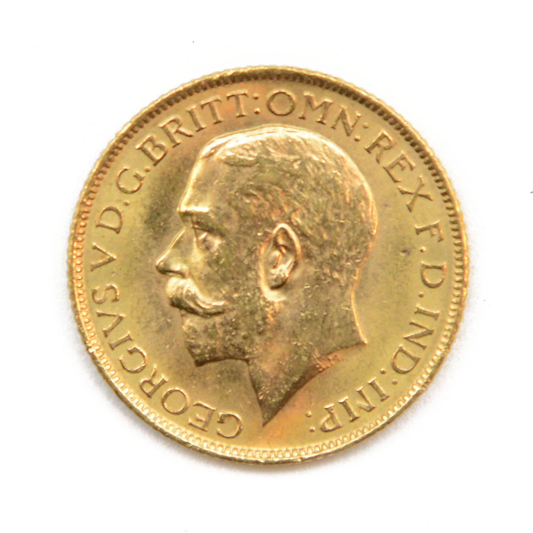 King George V 1915 gold full sovereign coin | Coins, Tokens & Banknotes ...