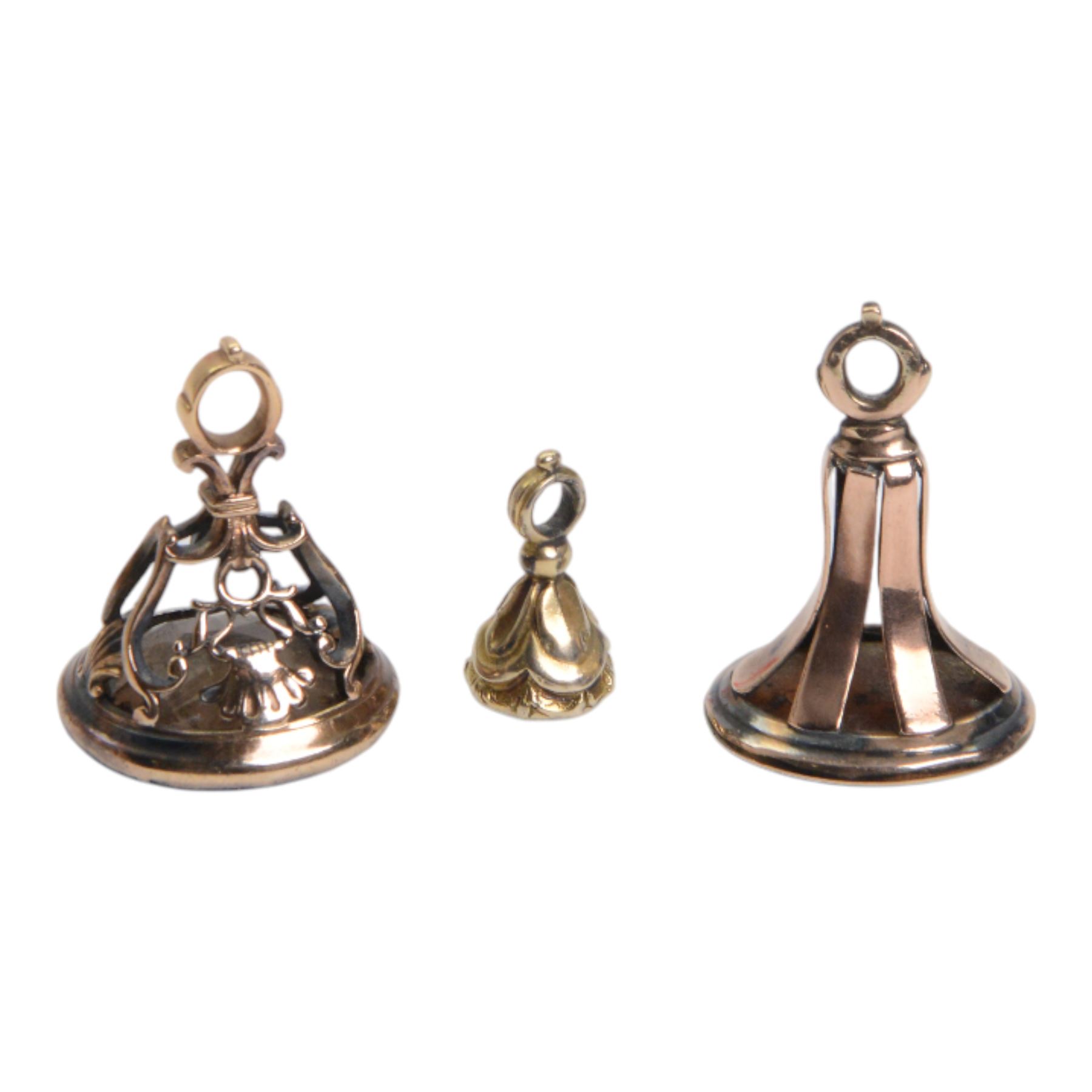 Three 19th century gold fob seals | Jewellery | 158200