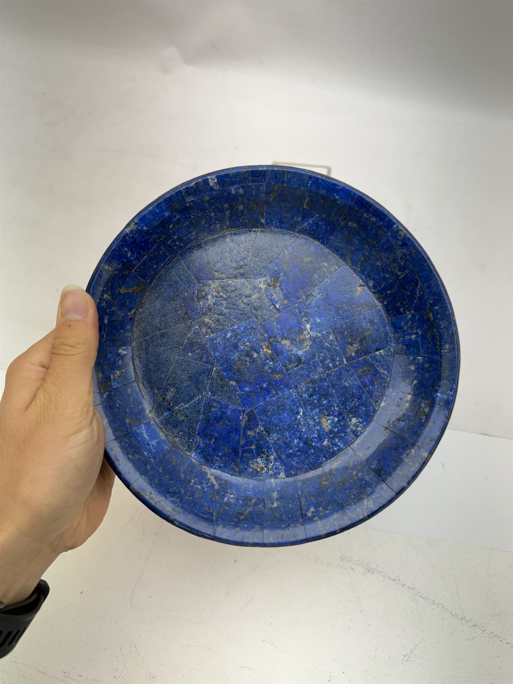 Lapis lazuli mosaic shallow dish | Wood, Metal & Other Decorative ...
