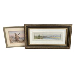 William Gilbert Foster (Staithes Group 1855-1906): Windmills on the ...