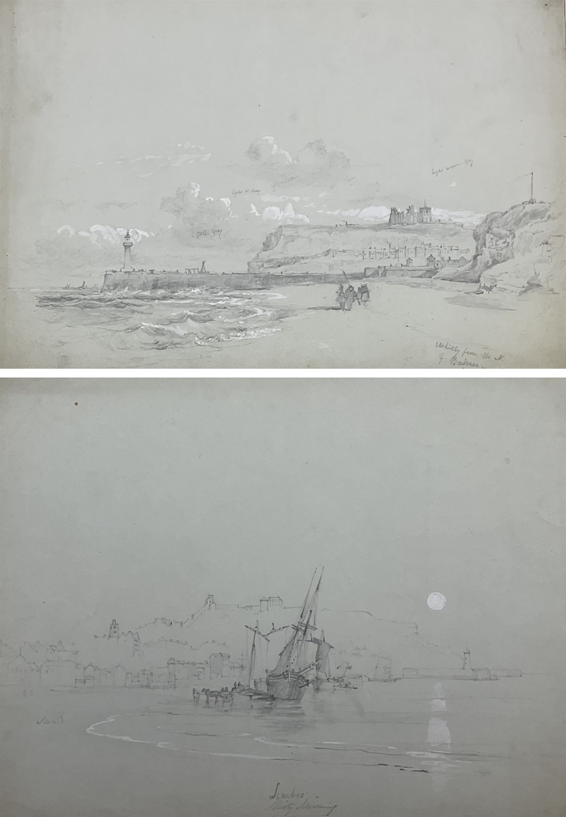 George Balmer (British 1806-1846): 'Whitby from the North ...