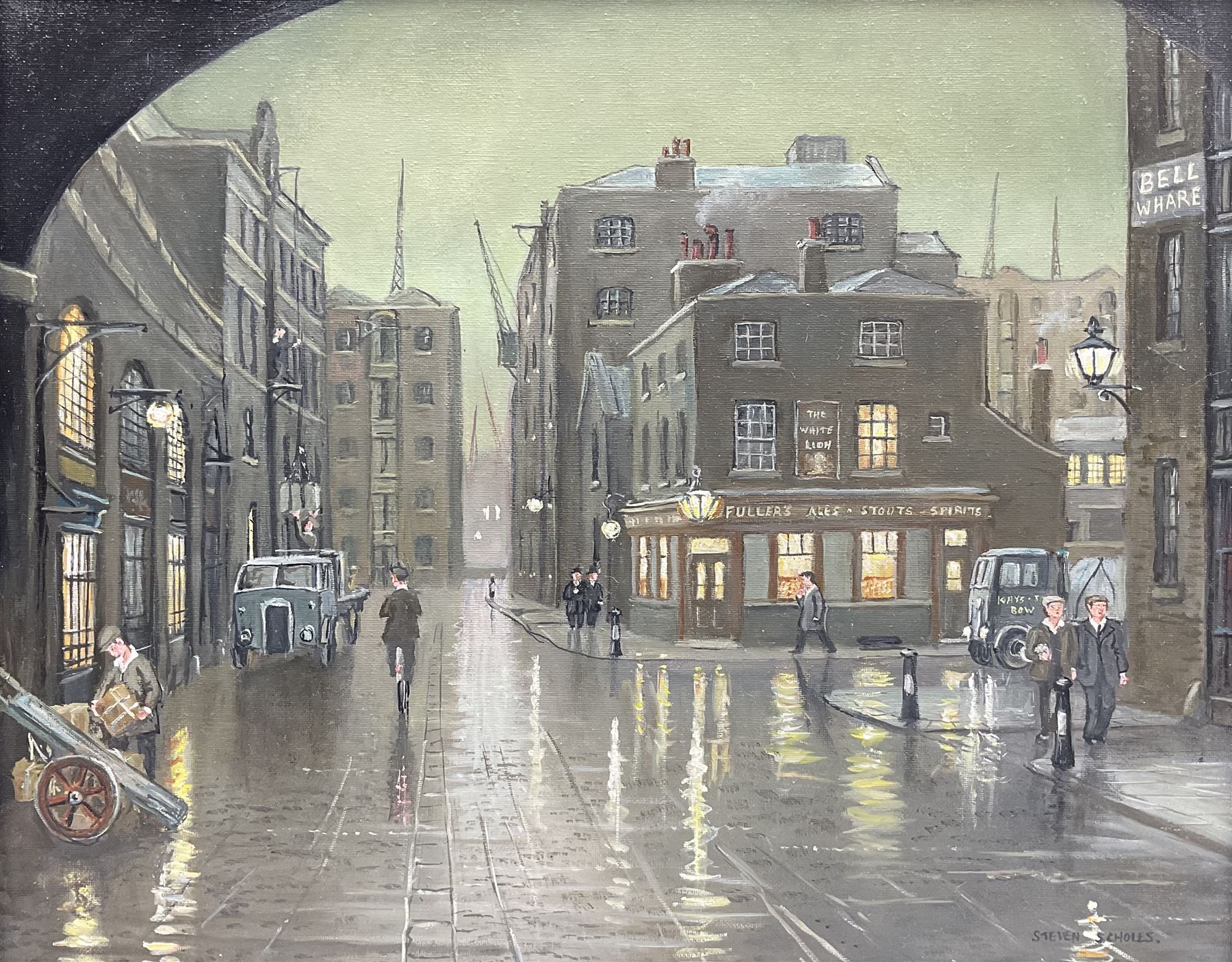 Steven Scholes (Northern British 1952-): 'Borough Market Southwark ...
