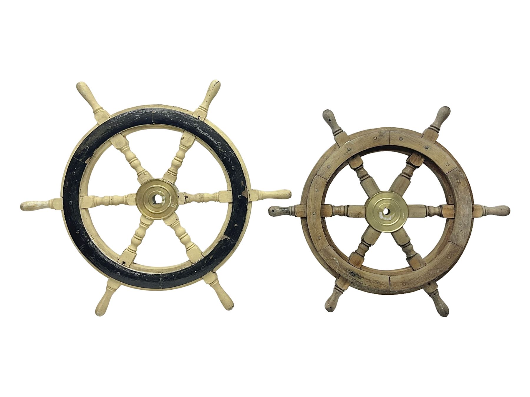 Two wooden ships wheels | Wood, Metal & Other Decorative Objects | 109368