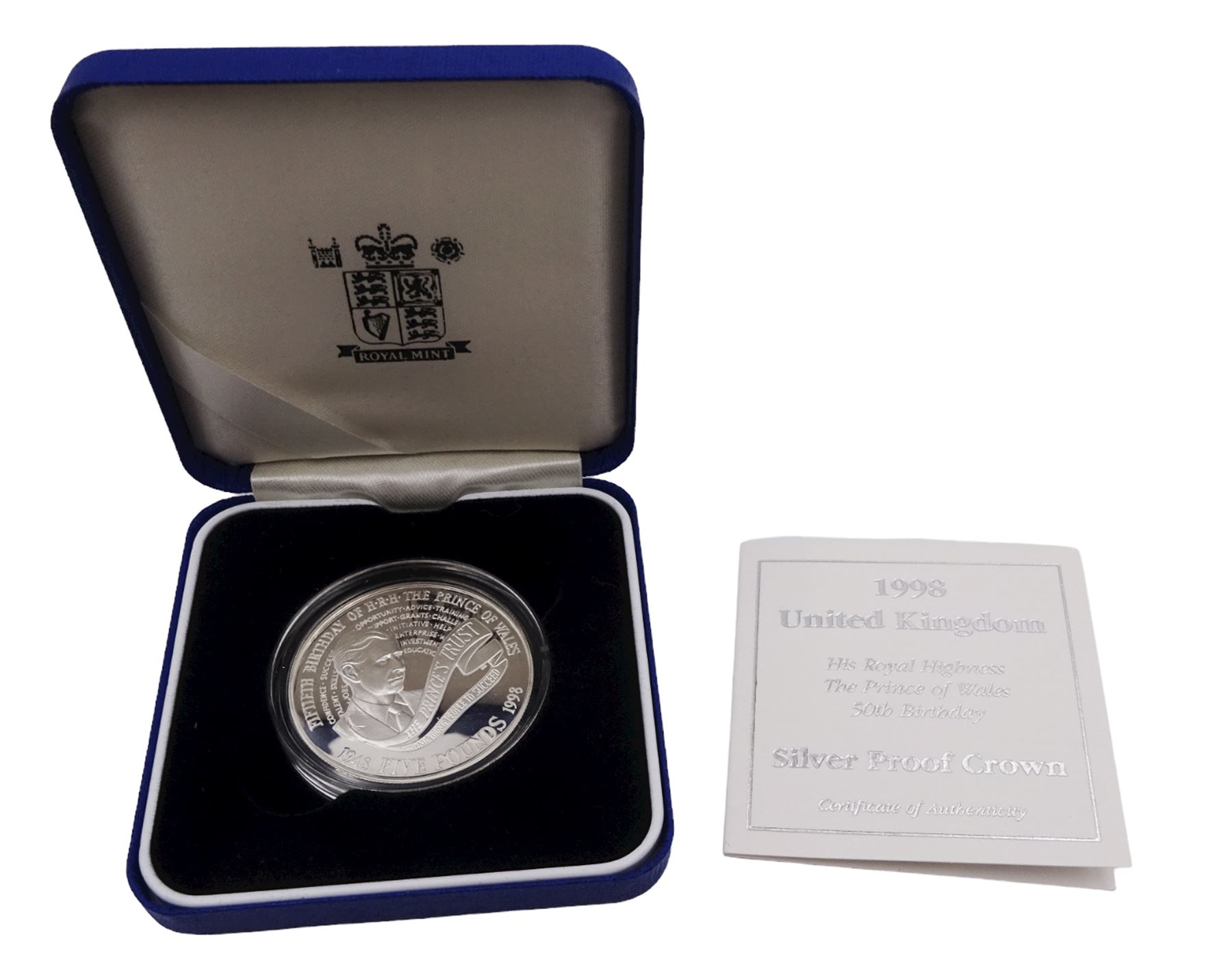 The Royal Mint United Kingdom silver proof coins, comprising 1990 five ...