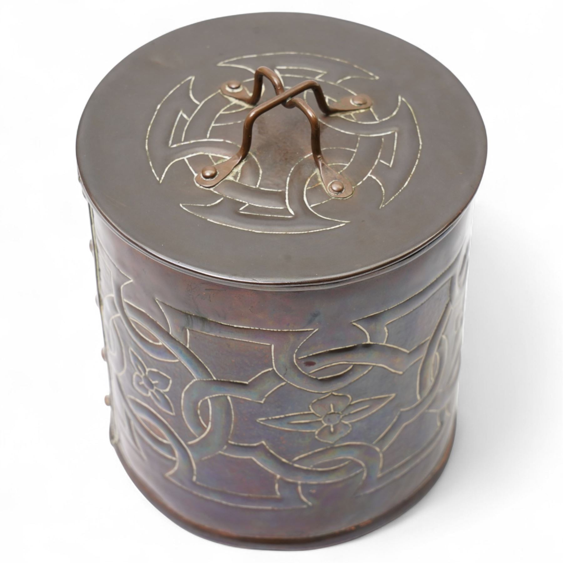 Copper Arts & Crafts period biscuit barrel | Wood, Metal & Other ...