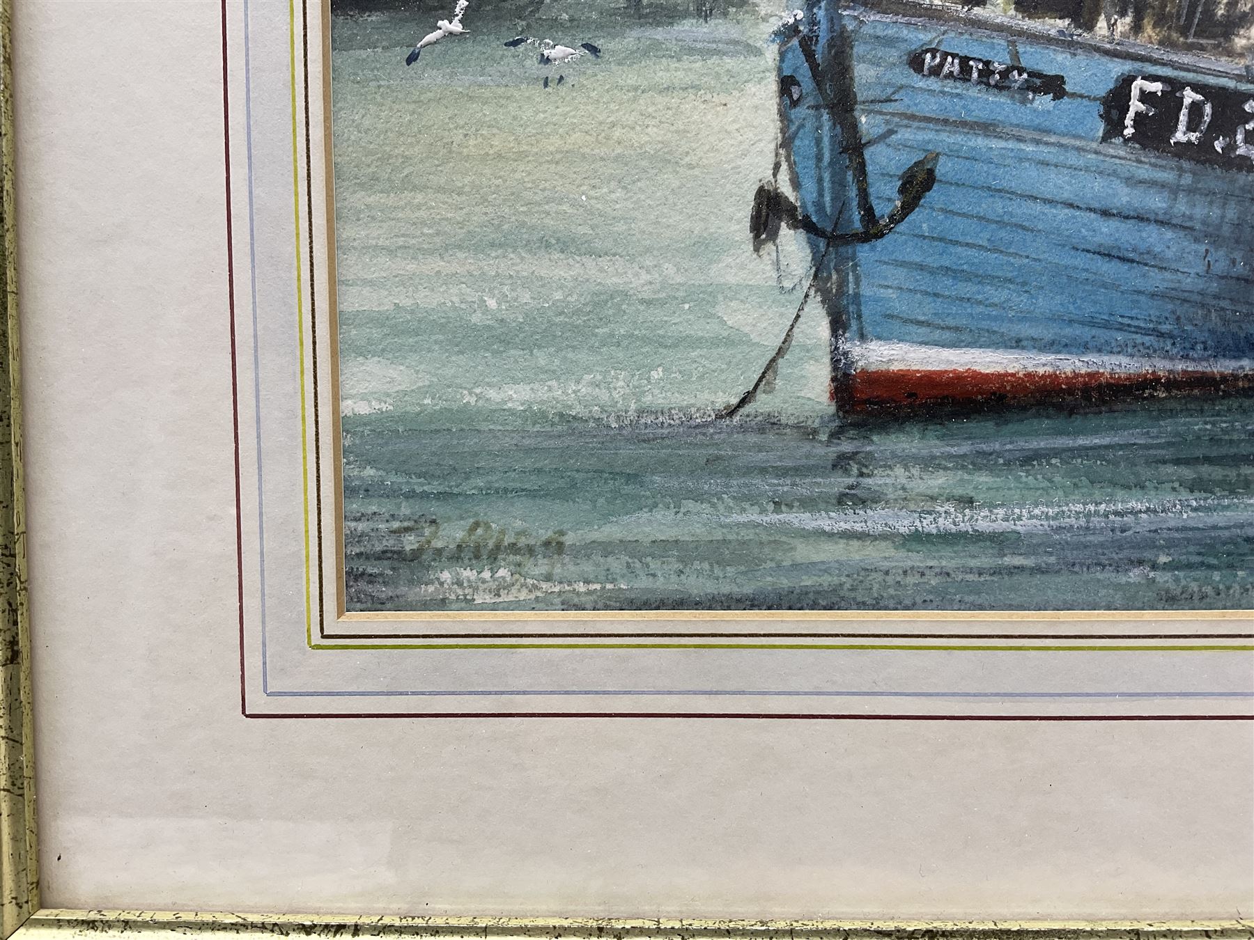 Jack Rigg (British 1927-2023): Fleetwood and Ballantrae Trawlers in ...