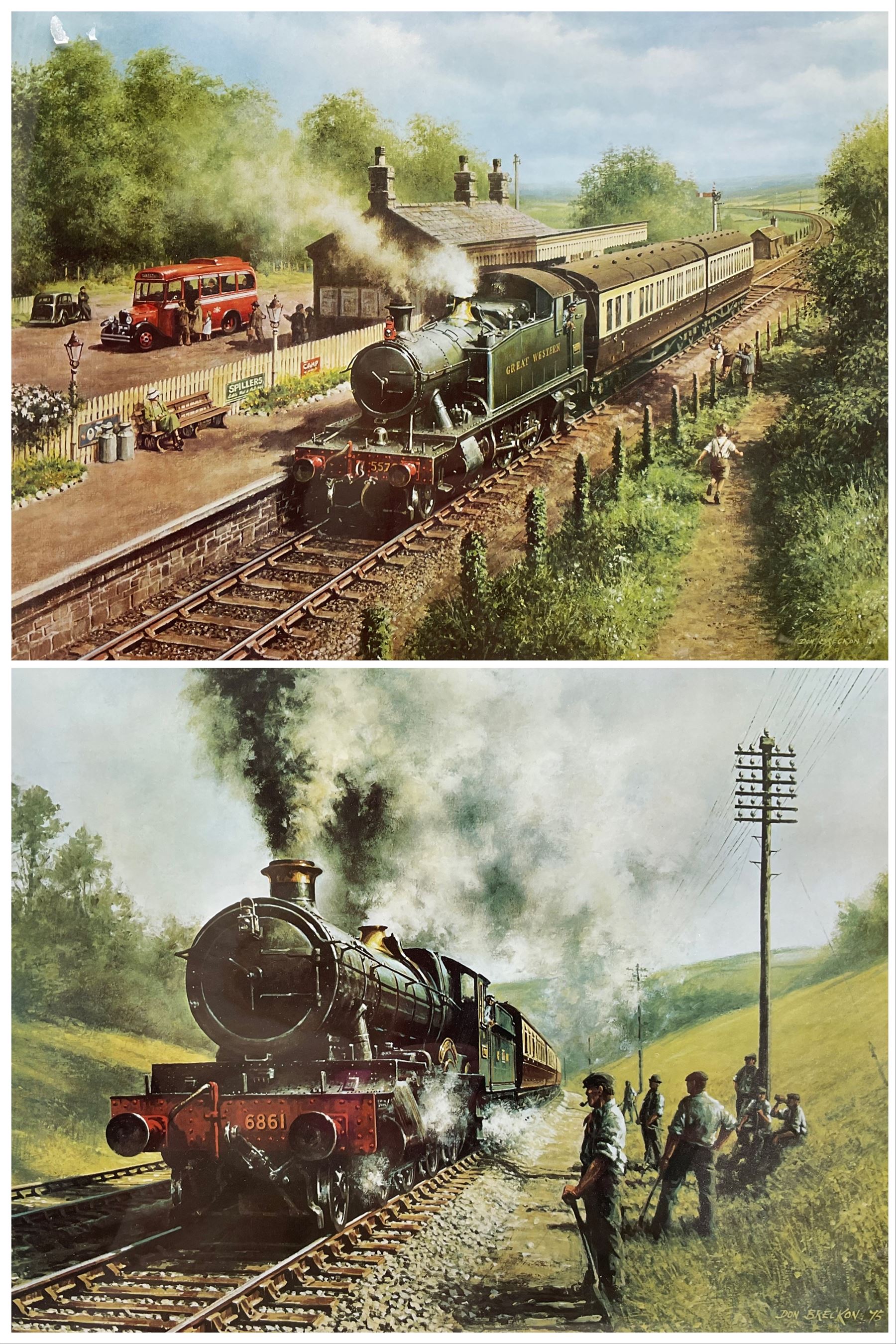 Don Breckon (British 1935-2013): 'Country Connection' and 'Sunday ...