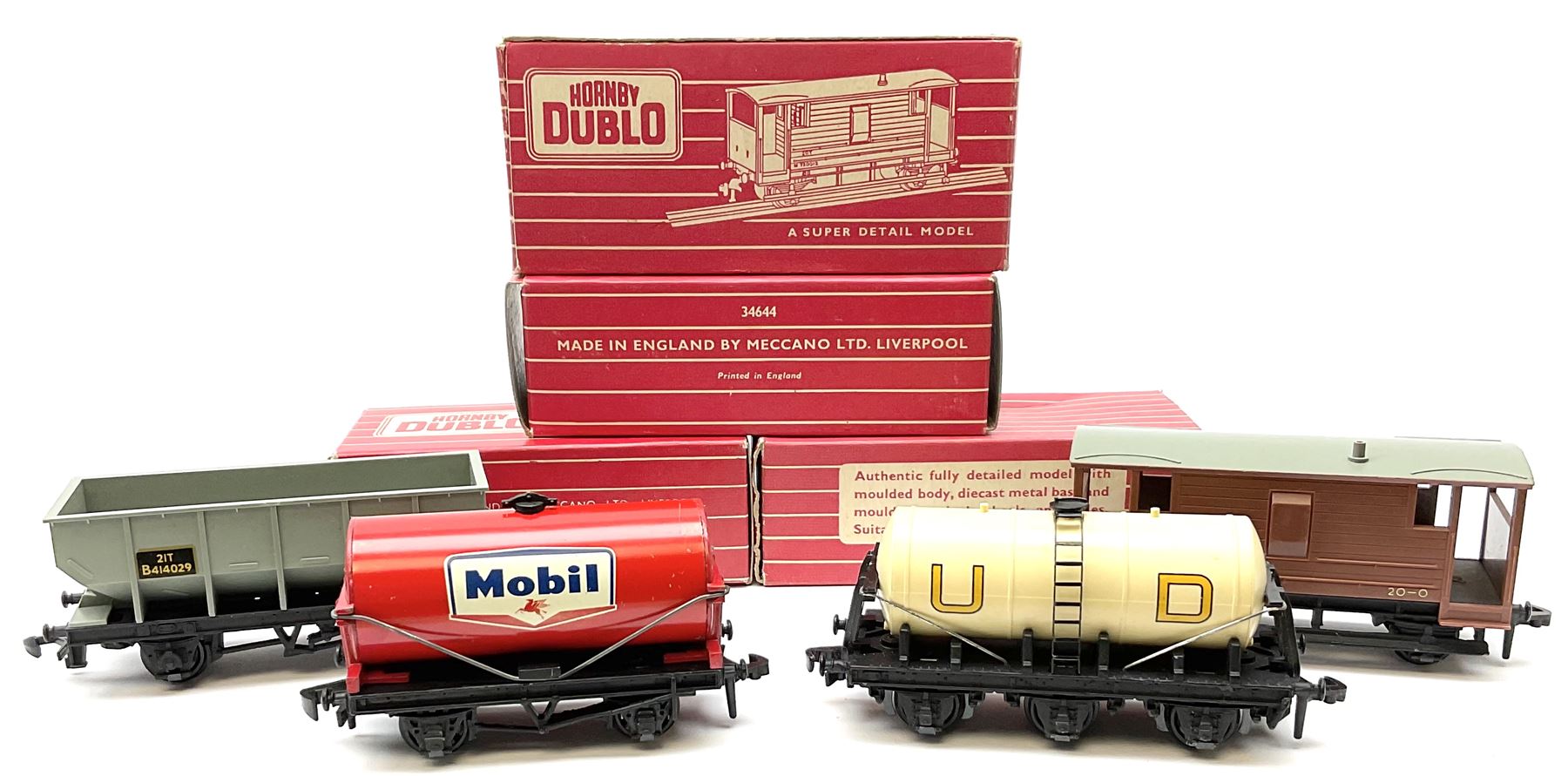 Hornby Dublo - 4644 21-Ton Hopper Wagon; 4310 Goods Brake Van M | Model ...