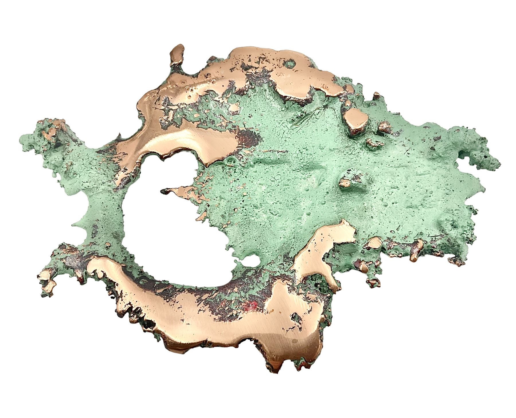 Large free form copper splash | Fossils, Minerals & Natural Sciences ...