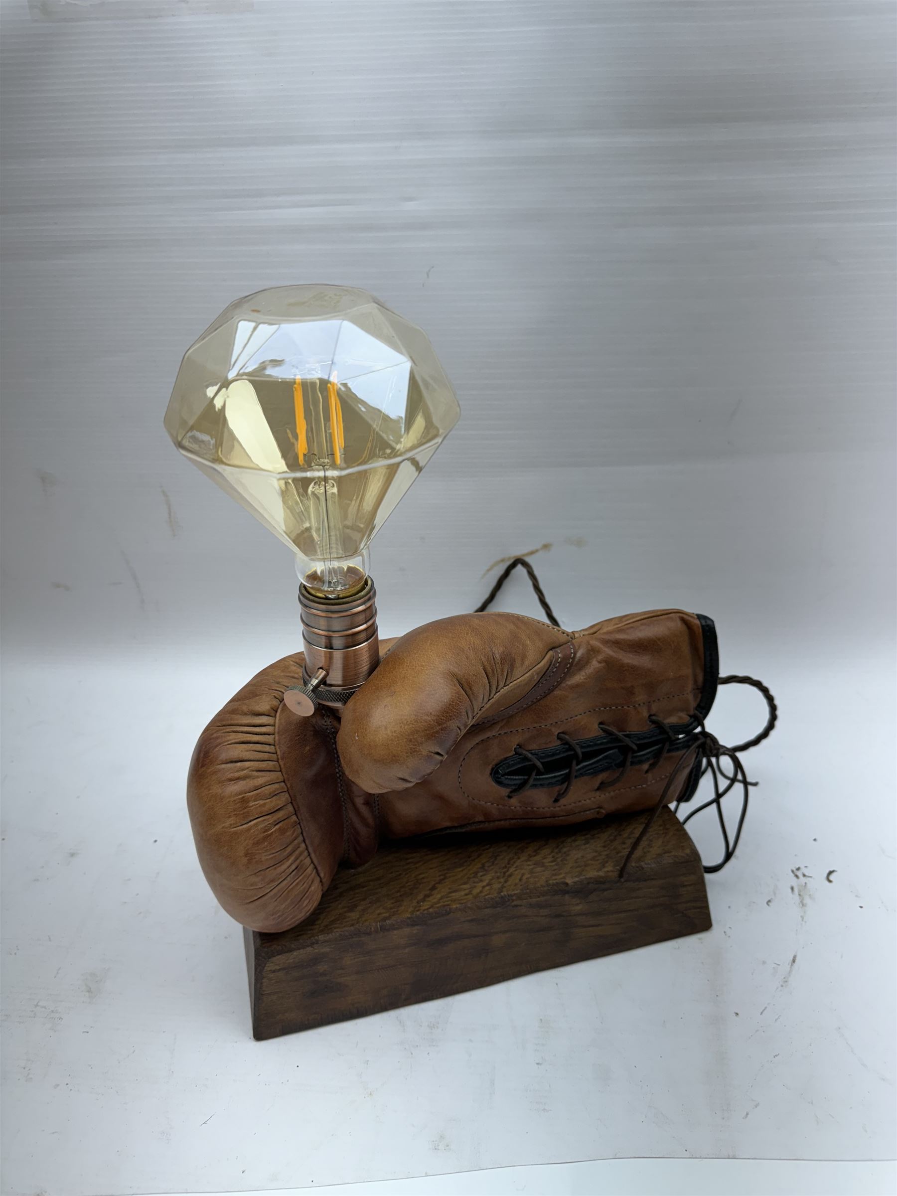 Boxing Glove table lamp H36cm | Wood, Metal & Other Decorative Objects ...