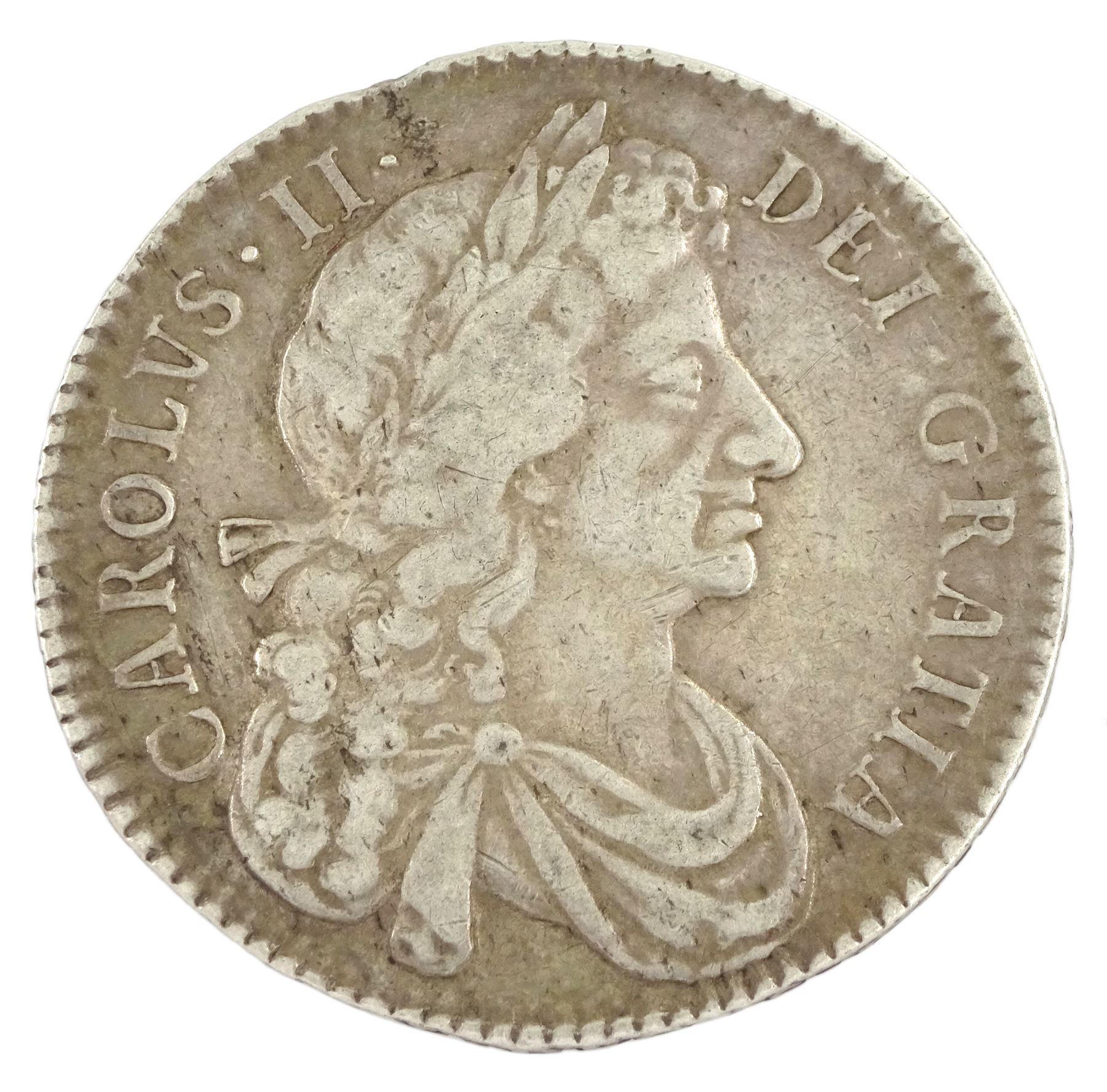 Charles II 1679 halfcrown coin - Coins, Banknotes & Stamps