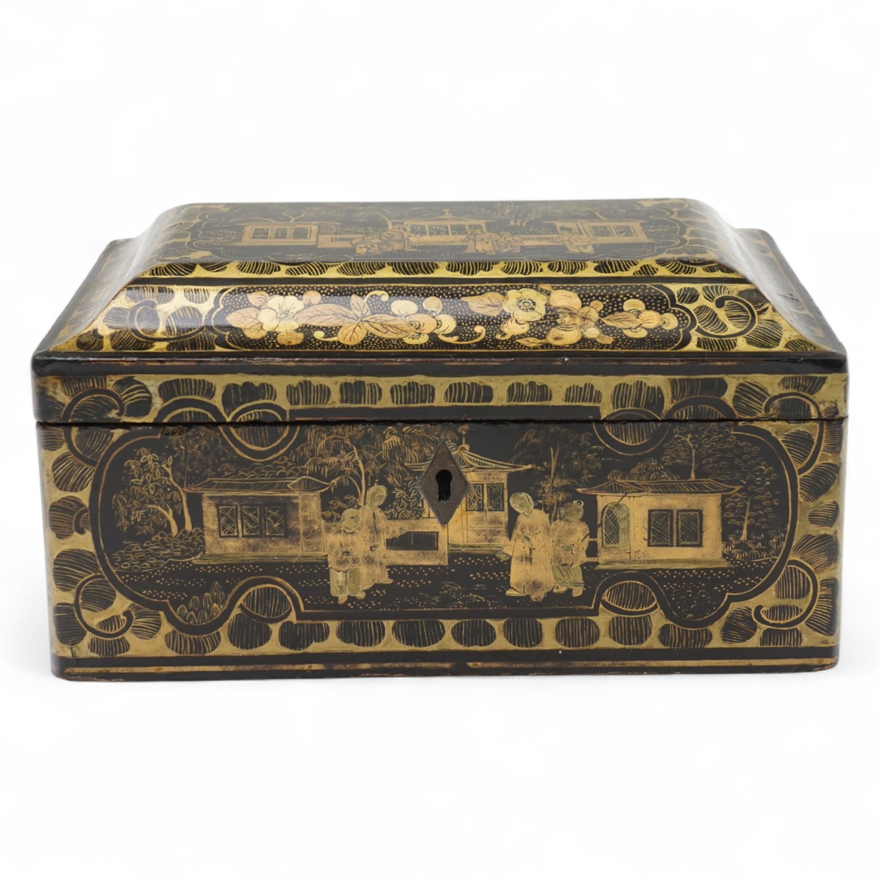Chinese export mid 19th century lacquered box | Wood, Metal & Other ...