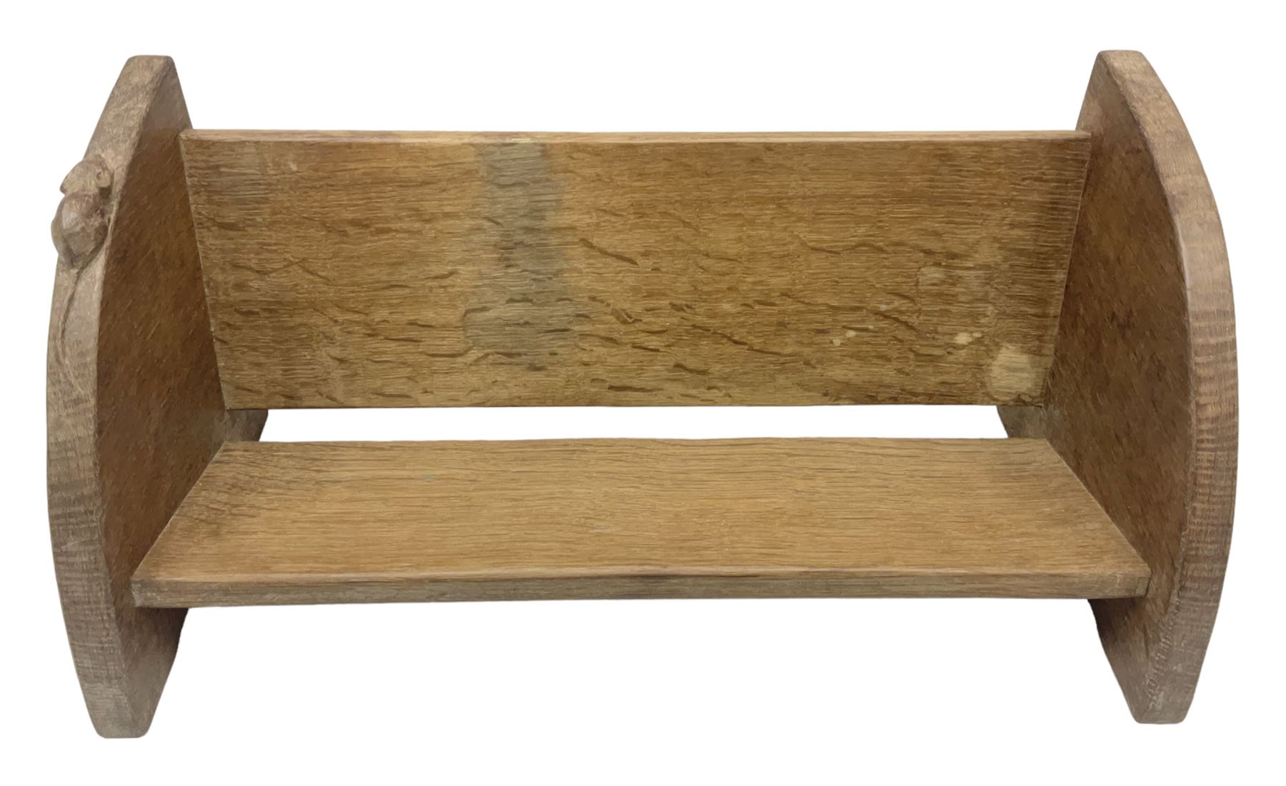 'Mouseman' oak book trough | Mouseman & Yorkshire Oak | 57897