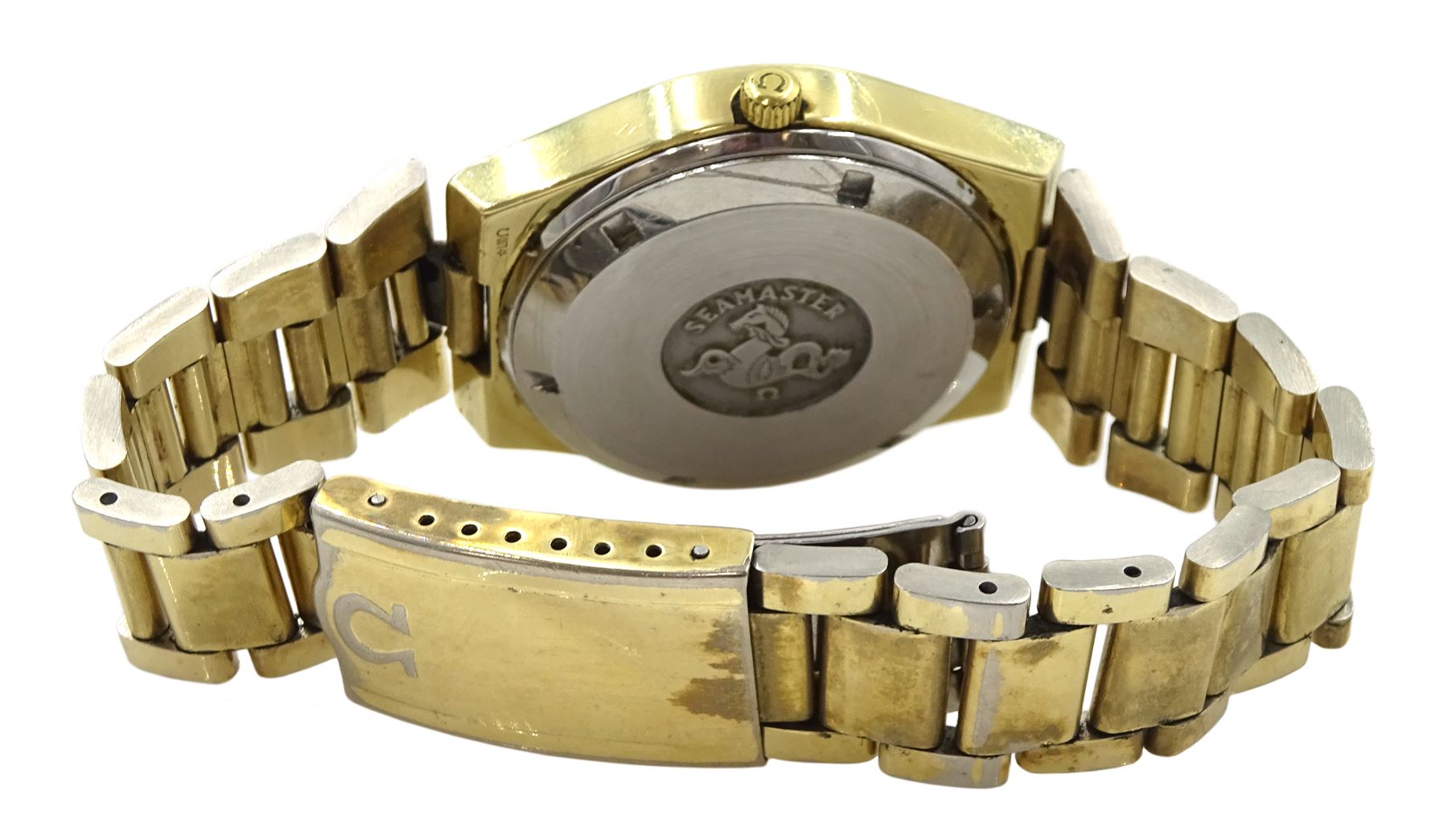 Omega Seamaster Electronic f300 Hz gentleman's gold-plated quartz ...