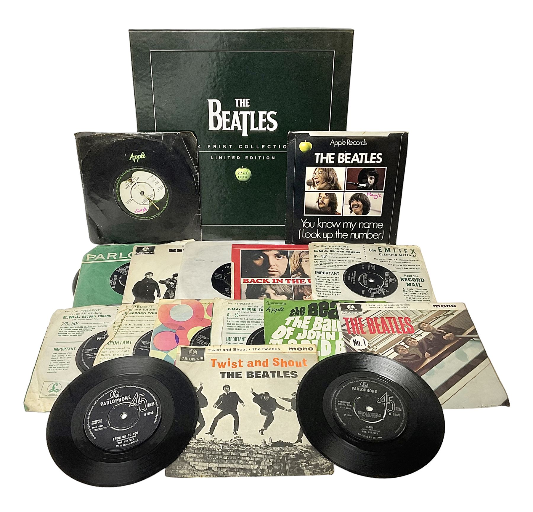 Beatles limited edition 24 print collection in box together with ...