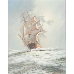 Rodney Charman (British 1944-): Ship on High Seas | Paintings, Drawings ...