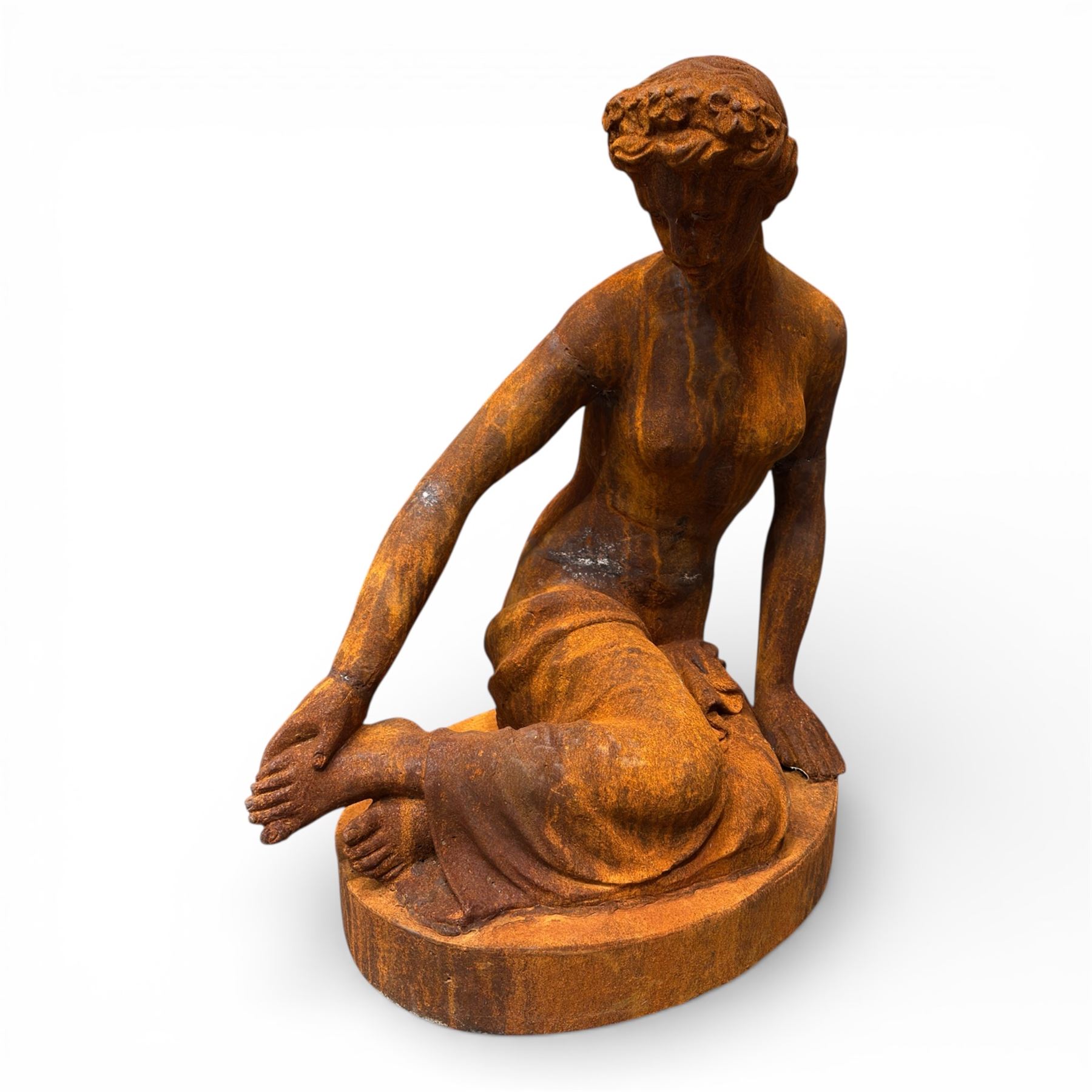 Cast iron Sitting Lady statue | Planters, Statuary & Decorative | 163876