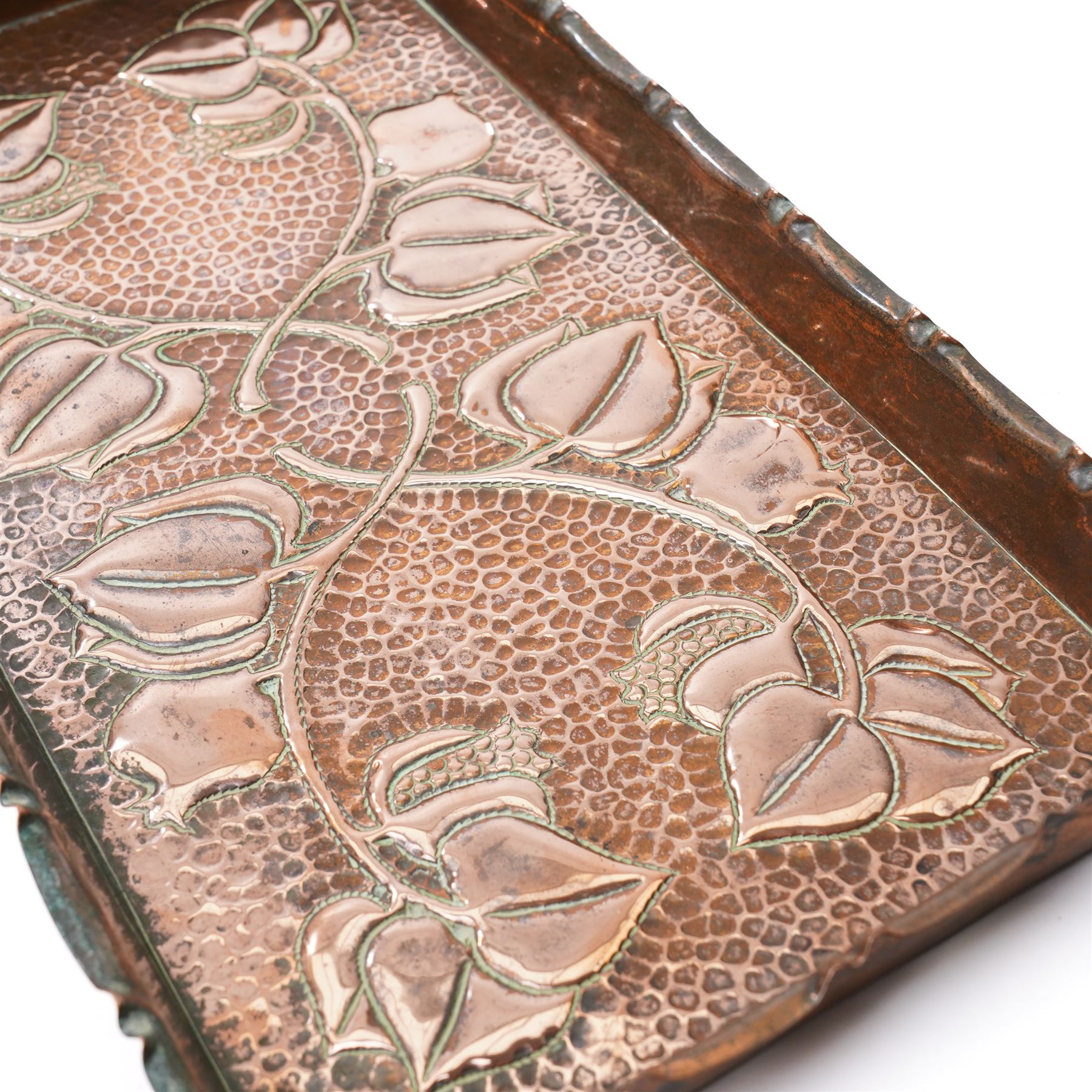 Cornish copper Art Nouveau style tray | Wood, Metal & Other Decorative ...