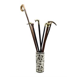 Eight walking sticks - Decorative Antiques & Collectors