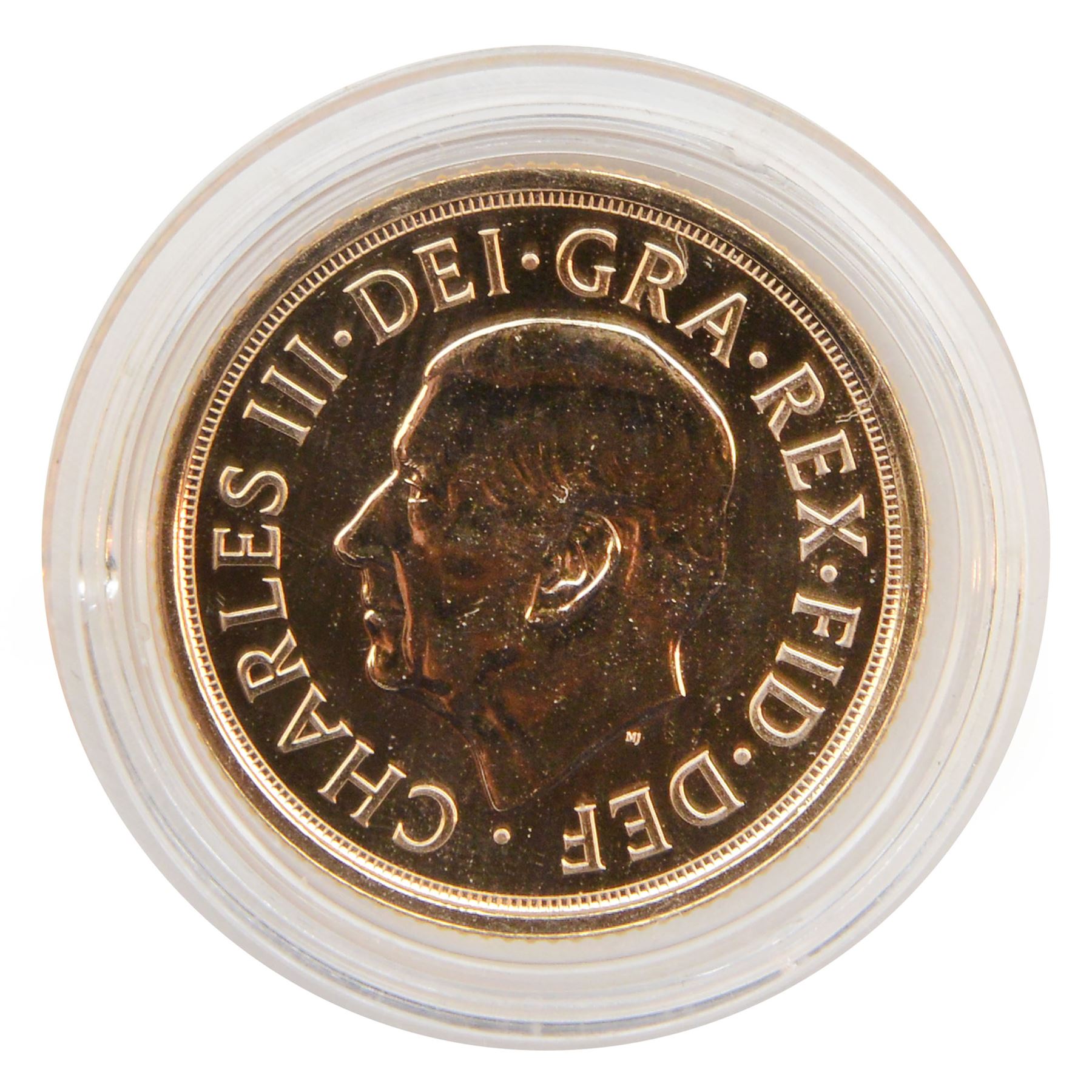 King Charles III 2022 gold full sovereign coin - 20/02/2025