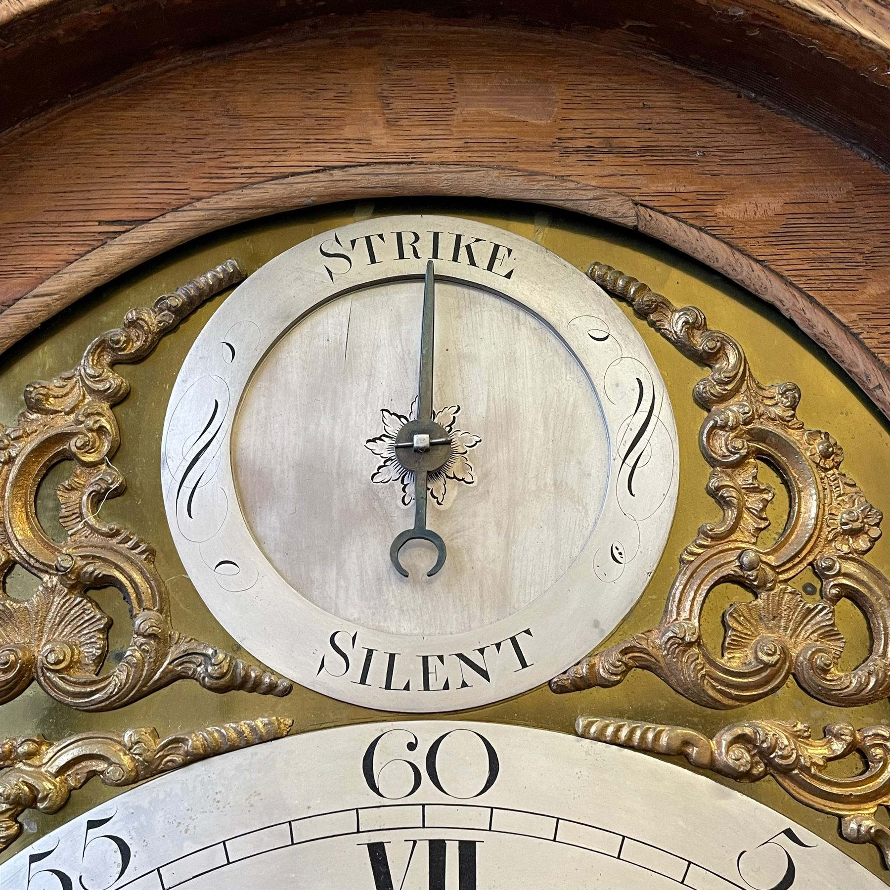 William Wilson of Cambridge - George III oak cased 8-day longcase clock ...