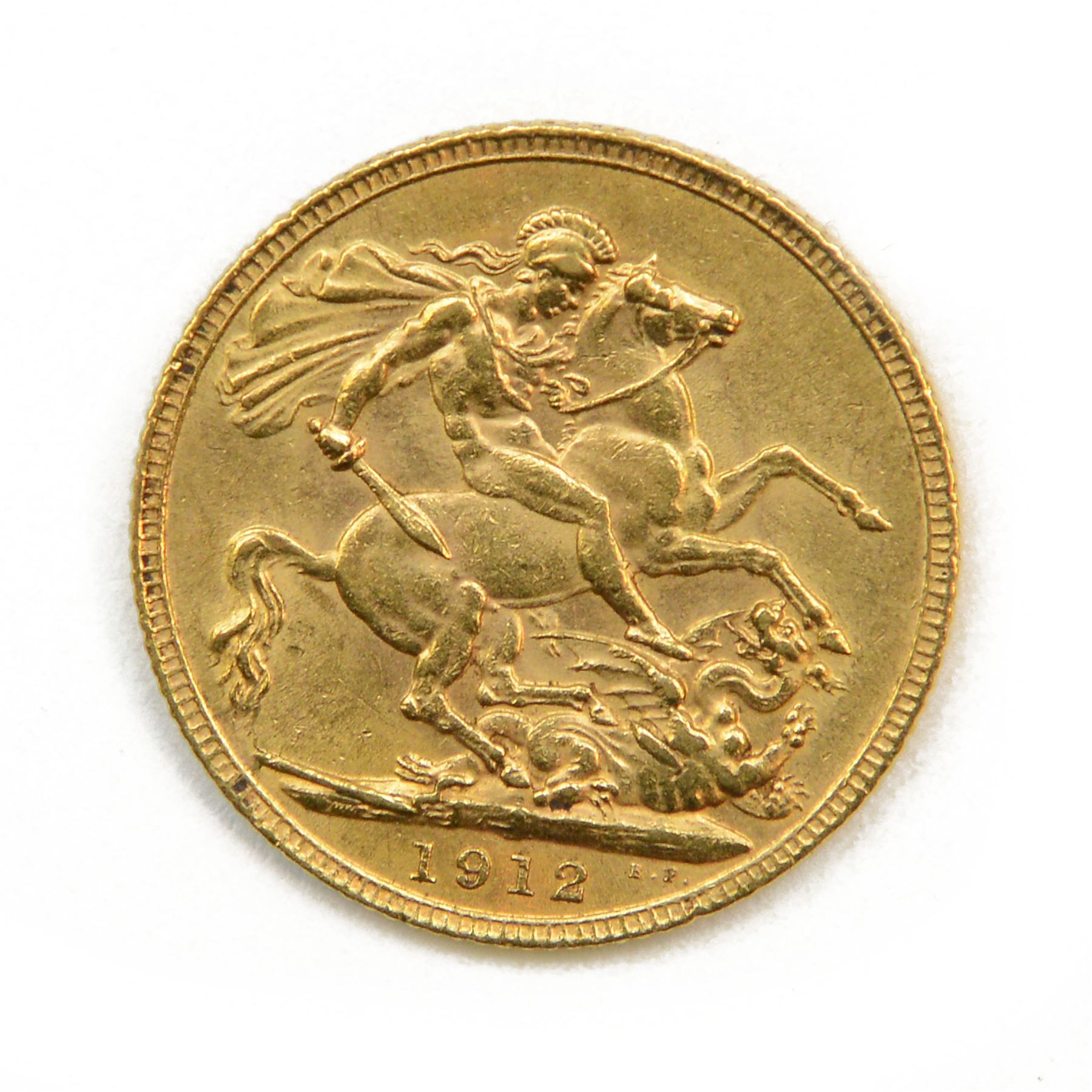 King George V 1912 gold full sovereign coin | Coins, Tokens & Banknotes ...