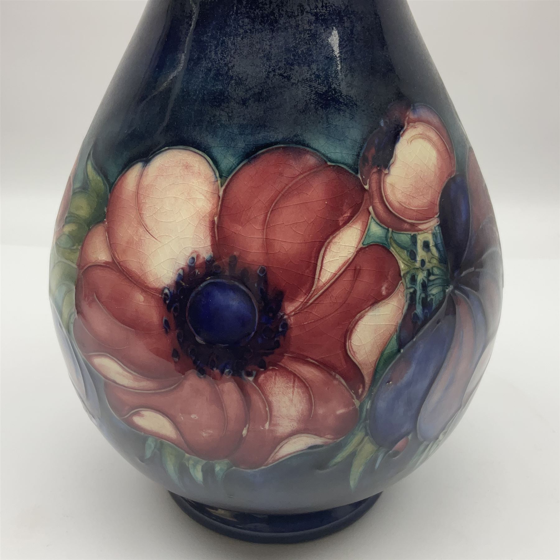 Moorcroft Anemone pattern vase of baluster form | Ceramics | 89691