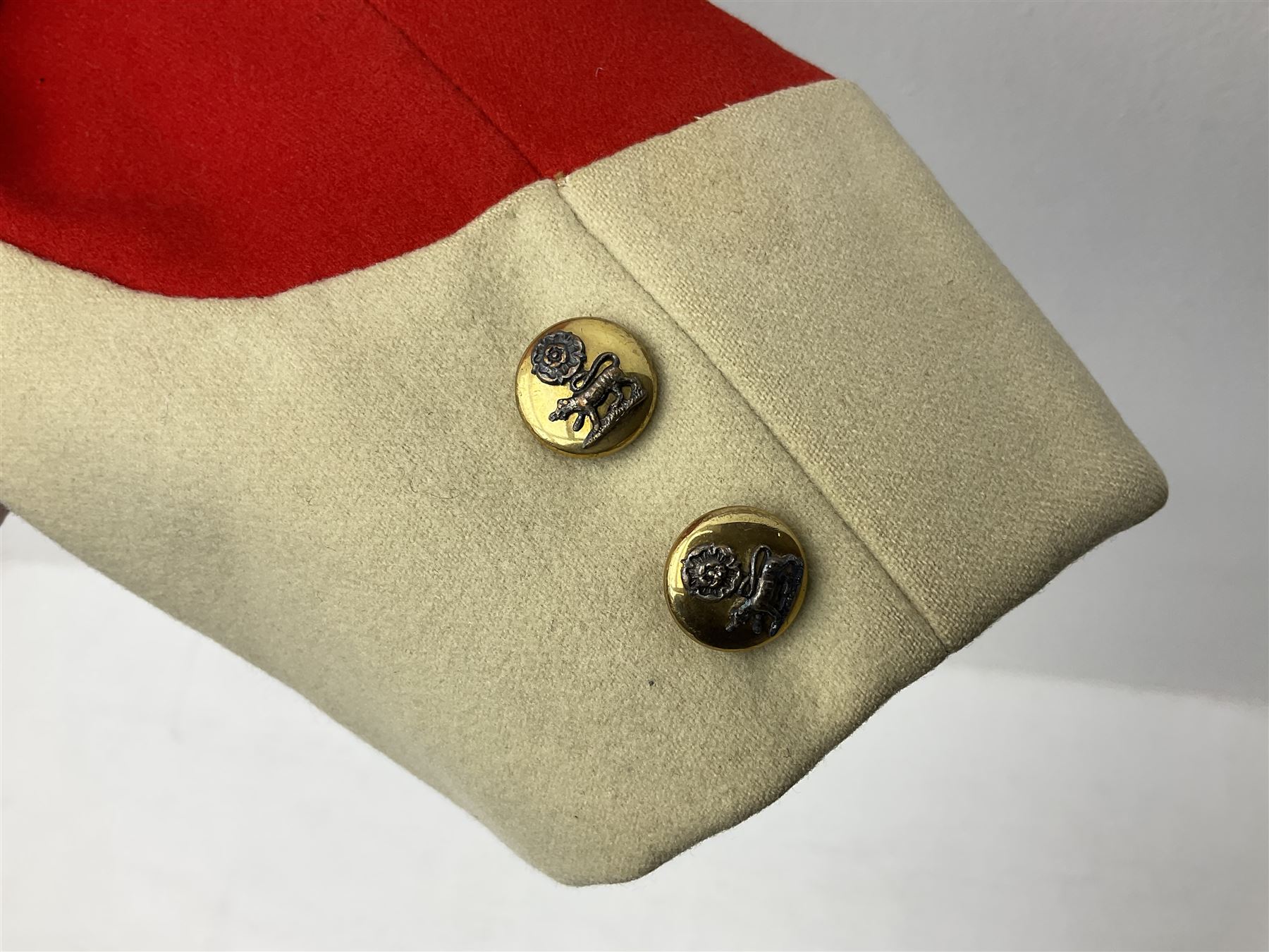 York and Lancaster Regimental mess uniform of jacket and trousers ...