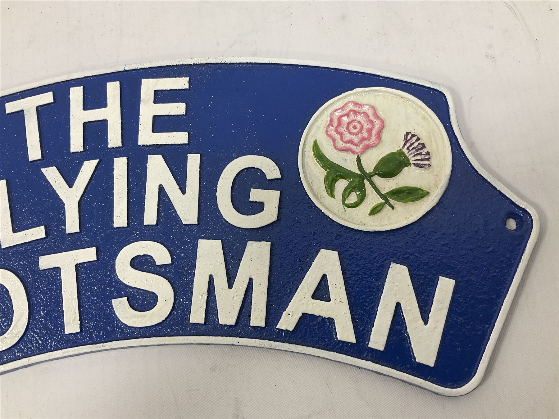 Cast metal sign 'The Flying Scotsman' | Wood, Metal & Other Decorative ...