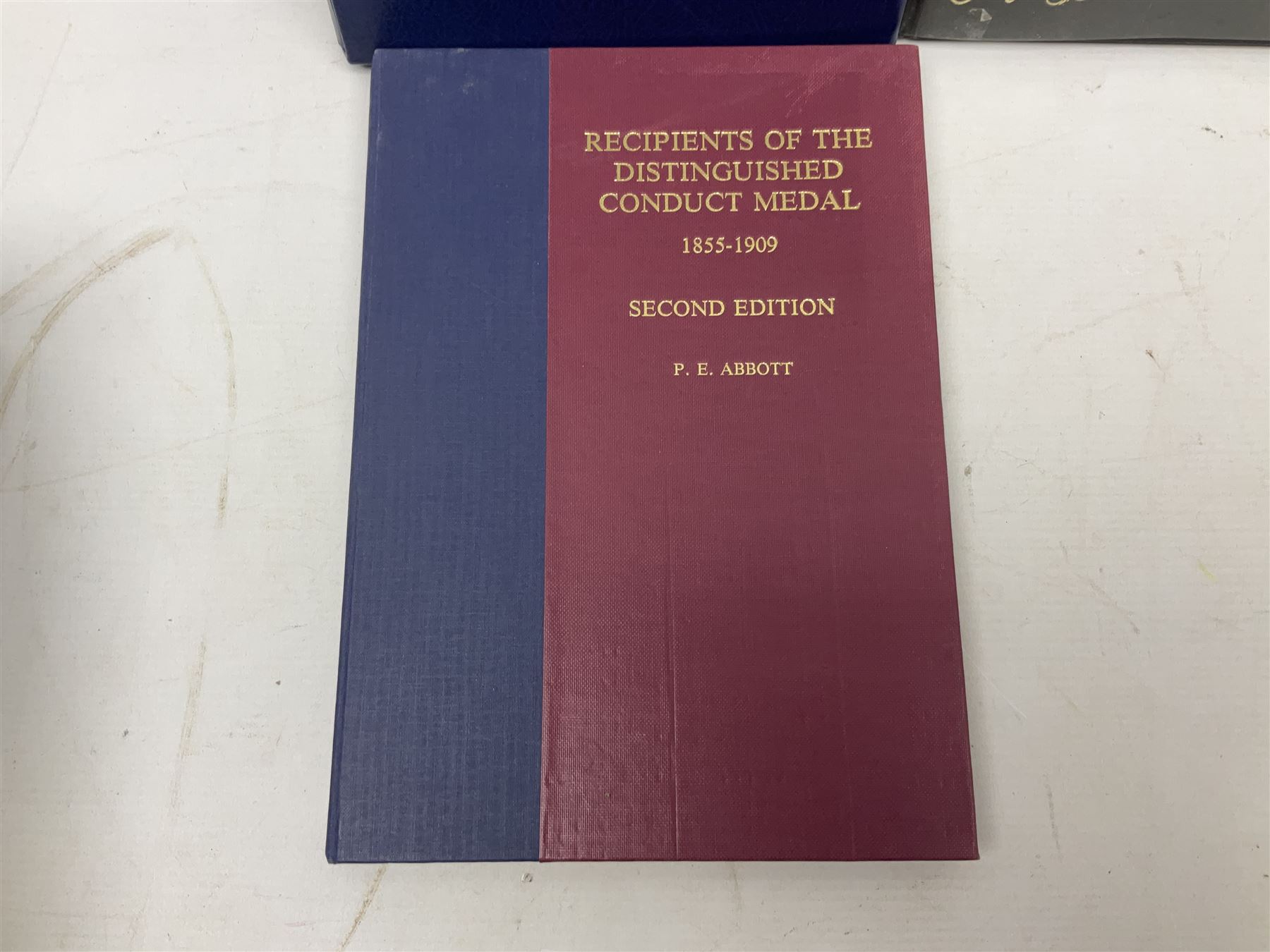 Six medal collectors reference books including Douglas-Morris Kenneth ...