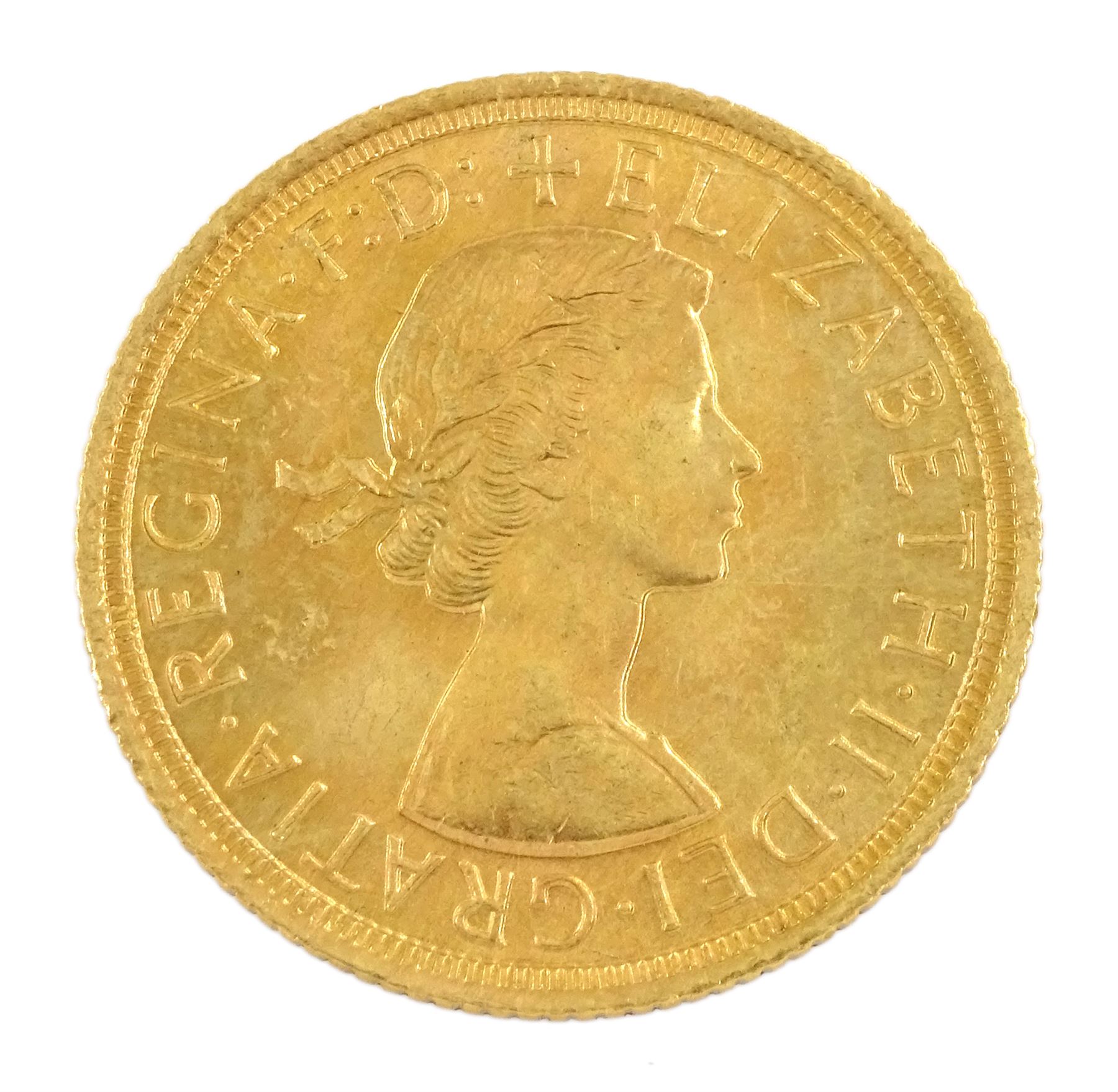 Queen Elizabeth II 1965 gold full sovereign coin | Coins, Tokens ...