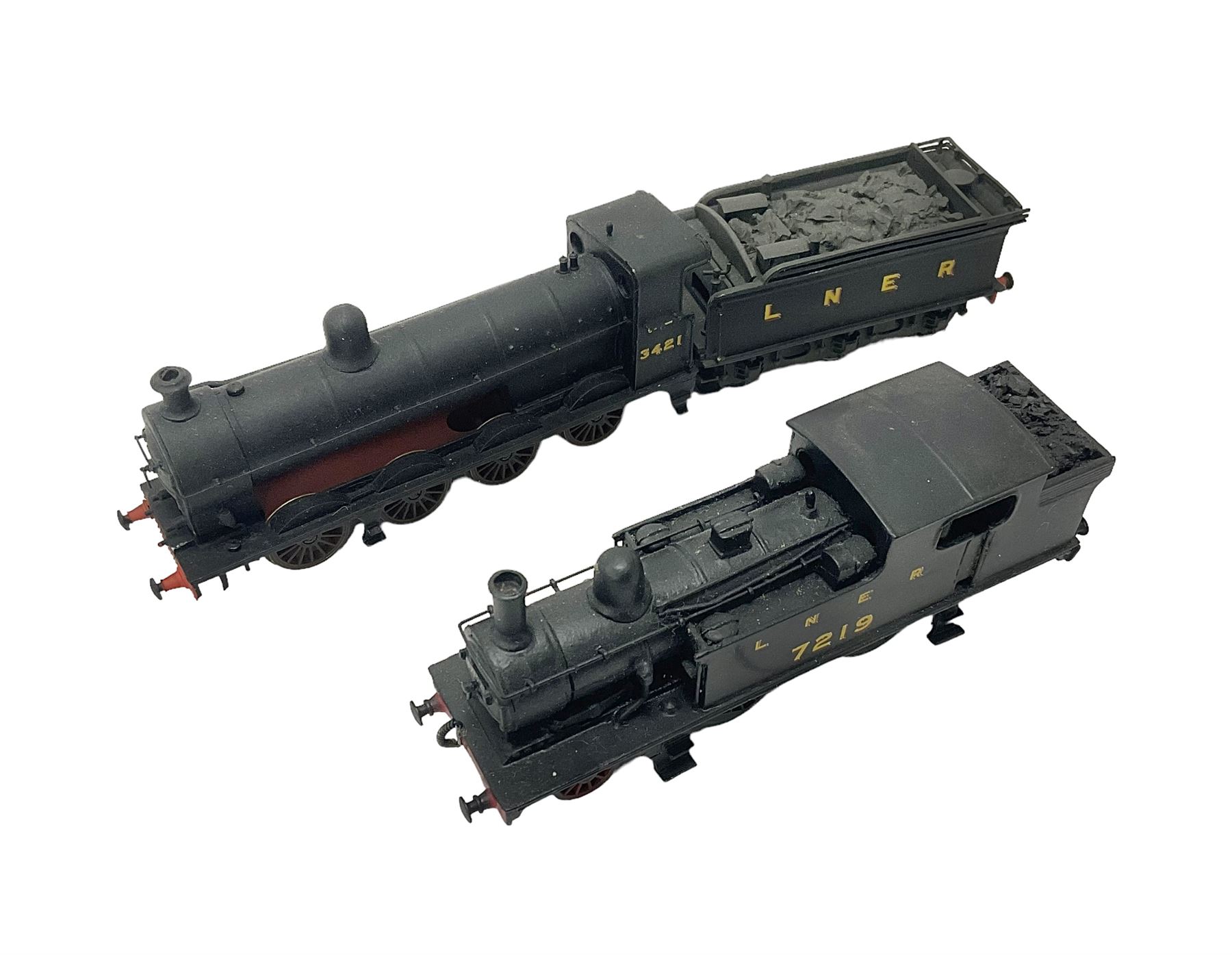 ‘00’ gauge - two kit built steam locomotives comprising GER Class F4 2 ...