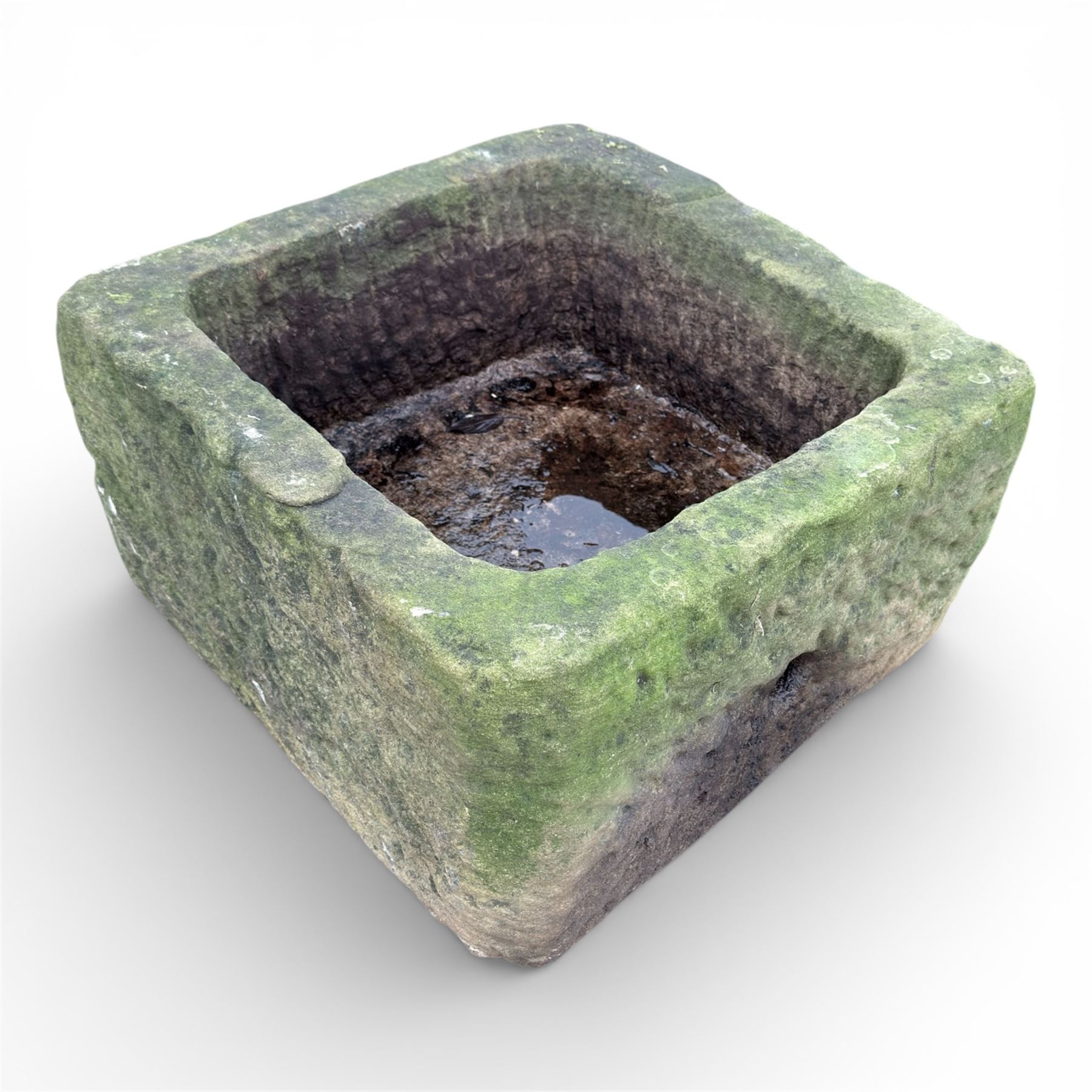 Two 19th century square stone trough planters | Planters, Statuary ...