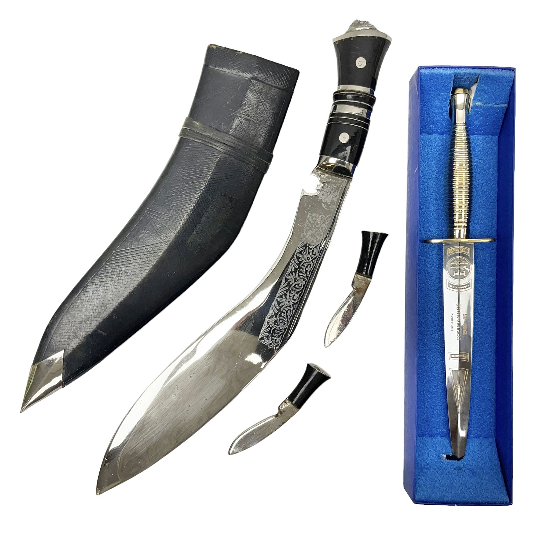 Commemorative Army Commando Knife - Decorative Antiques & Collectors