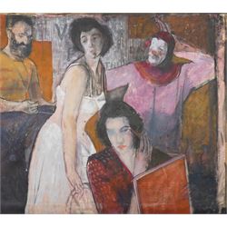 John Gilbey Bowles (British 1929-2011): Getting Ready for the Folies ...