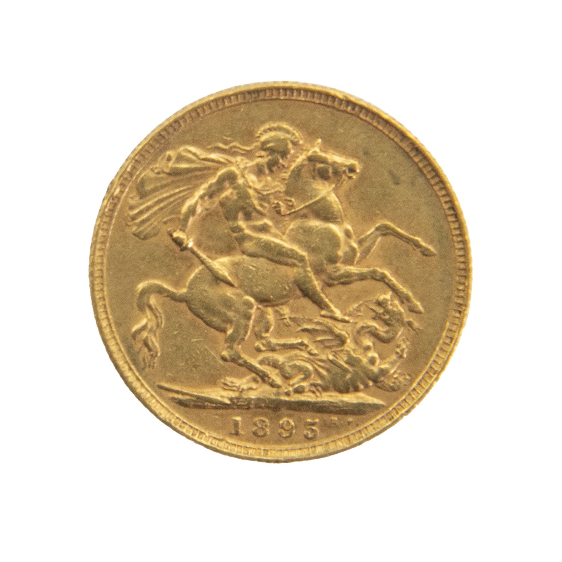 Queen Victoria 1895 gold full sovereign coin | Coins, Tokens ...