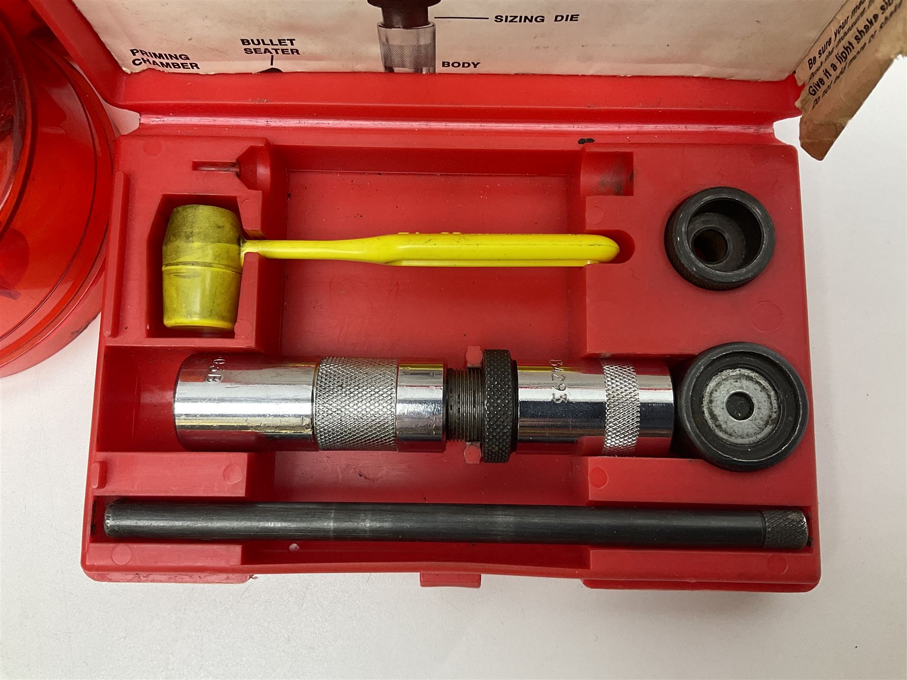 Three sets of reloading dies by Lee comprising .455 Webley, .303 ...